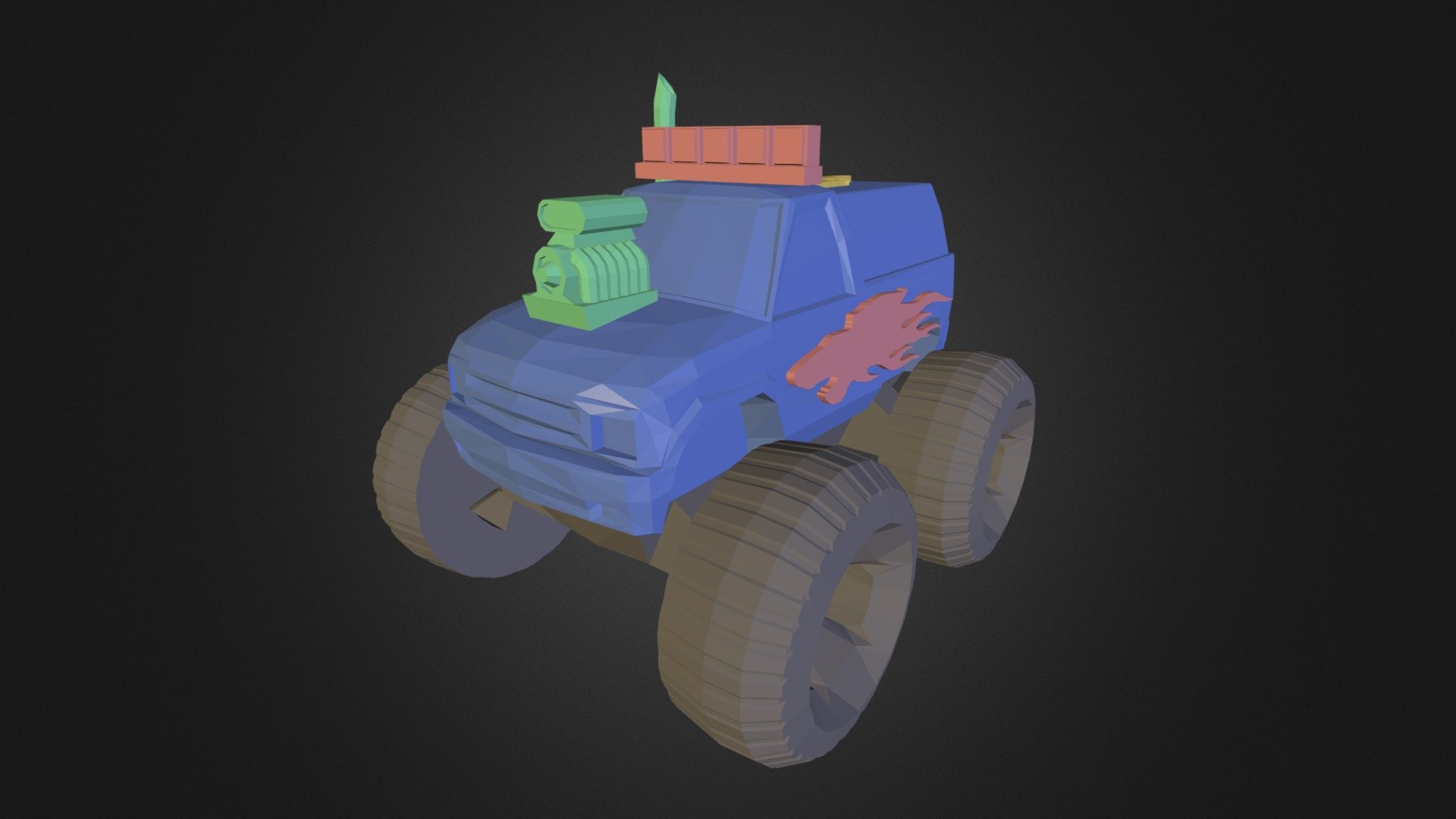 3DRacers - Monster Truck - 3D model by 3dracers [3e68f3a] - Sketchfab