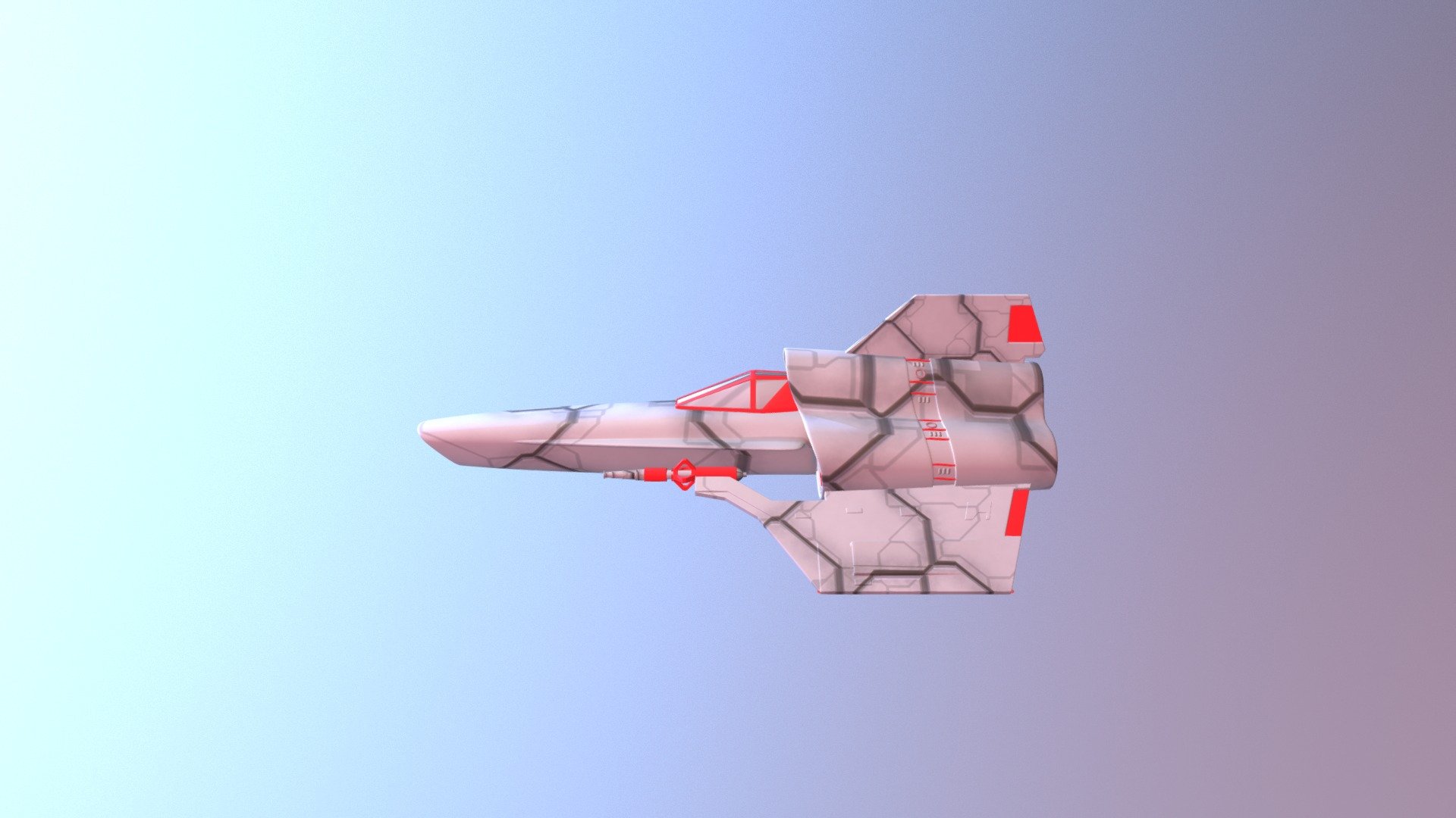 Spaceship - 3D model by ravideol [3e69469] - Sketchfab