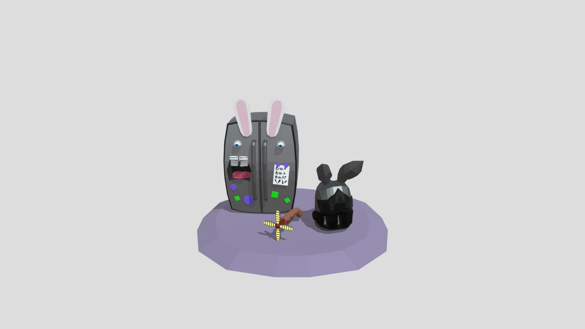 Mario + Rabbids props 3D GD2 - 3D model by Stijn_Matu_ (@Alpha_Greninja ...