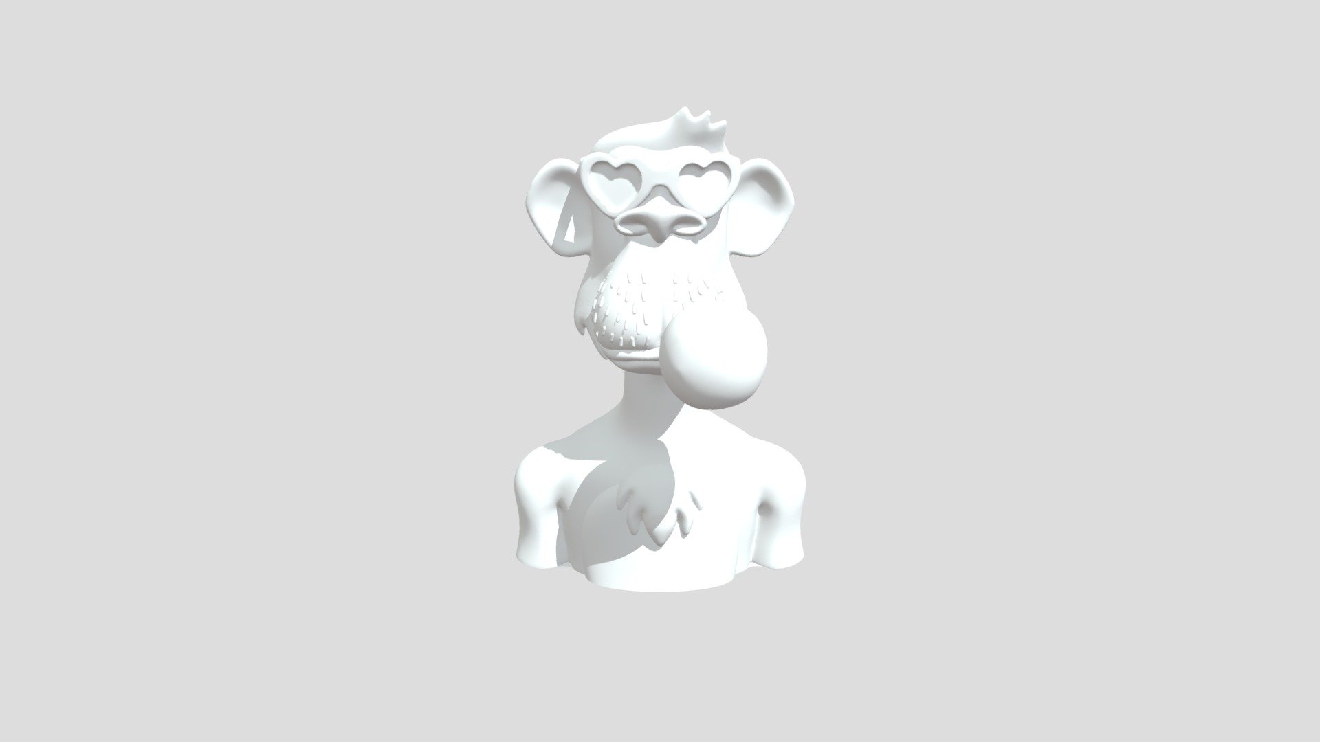 Bored Ape Bust 183 - 3D model by osvaldofilho3d [3e6b14e] - Sketchfab