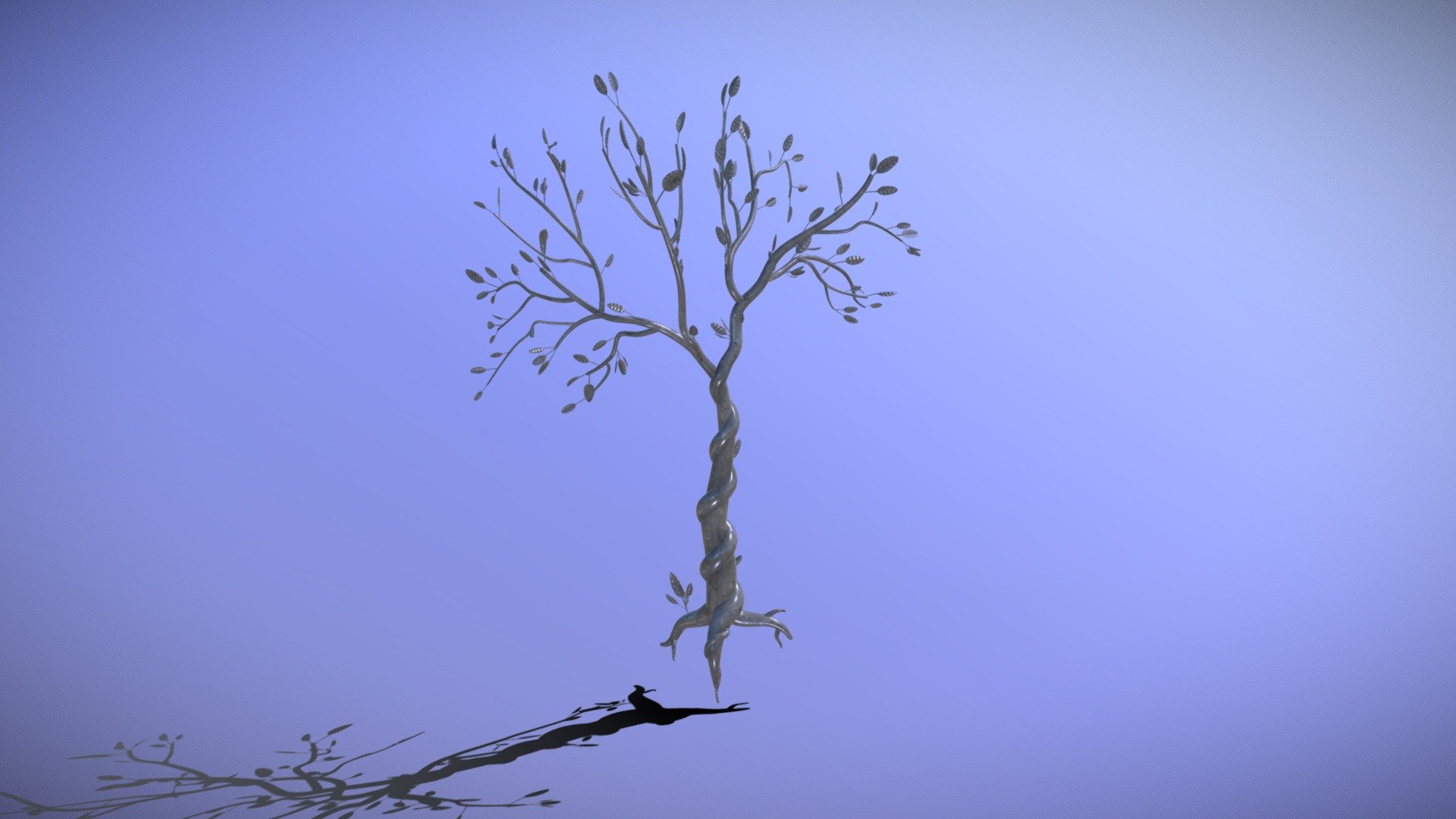 Iron Tree - 3D model by domna3droom [3e6b286] - Sketchfab