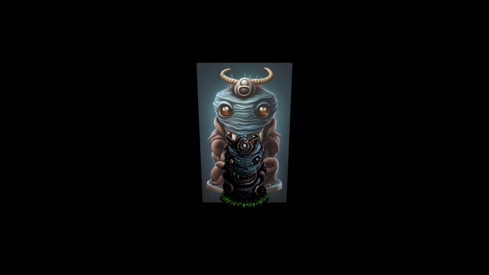 a cartoon character holding objects This image f - Download Free 3D ...