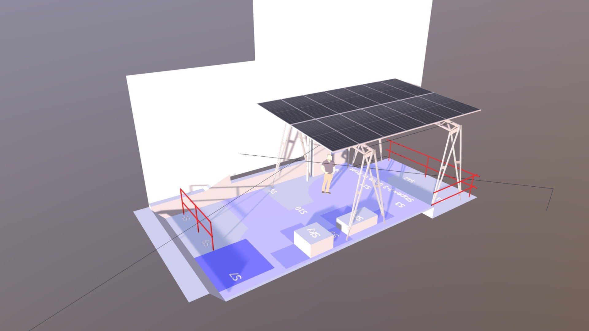 211 22nd St 14 Mod 72 Cell Canopy (1) - 3D model by brooklynsolarworks ...
