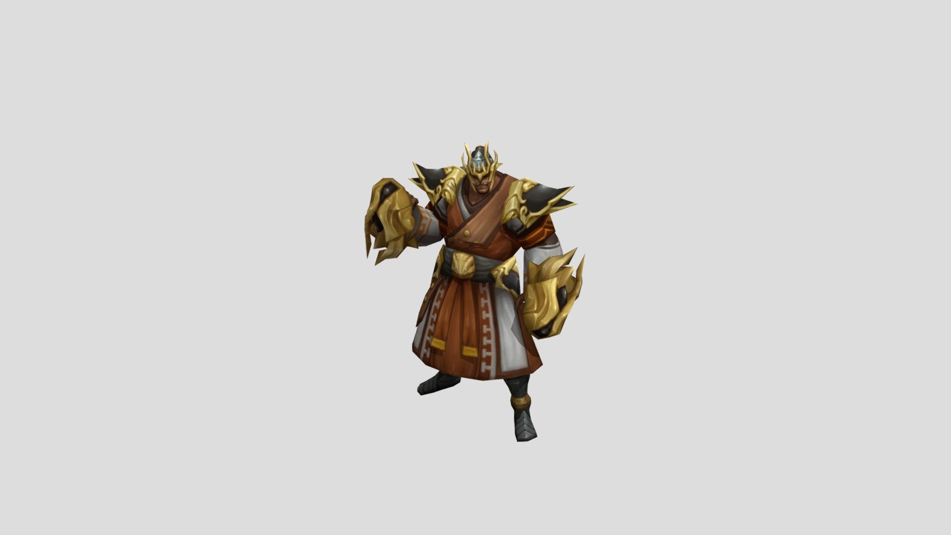 MMORPG Character pack - Monk - 3D model by jjstudio [3e6ebd9] - Sketchfab
