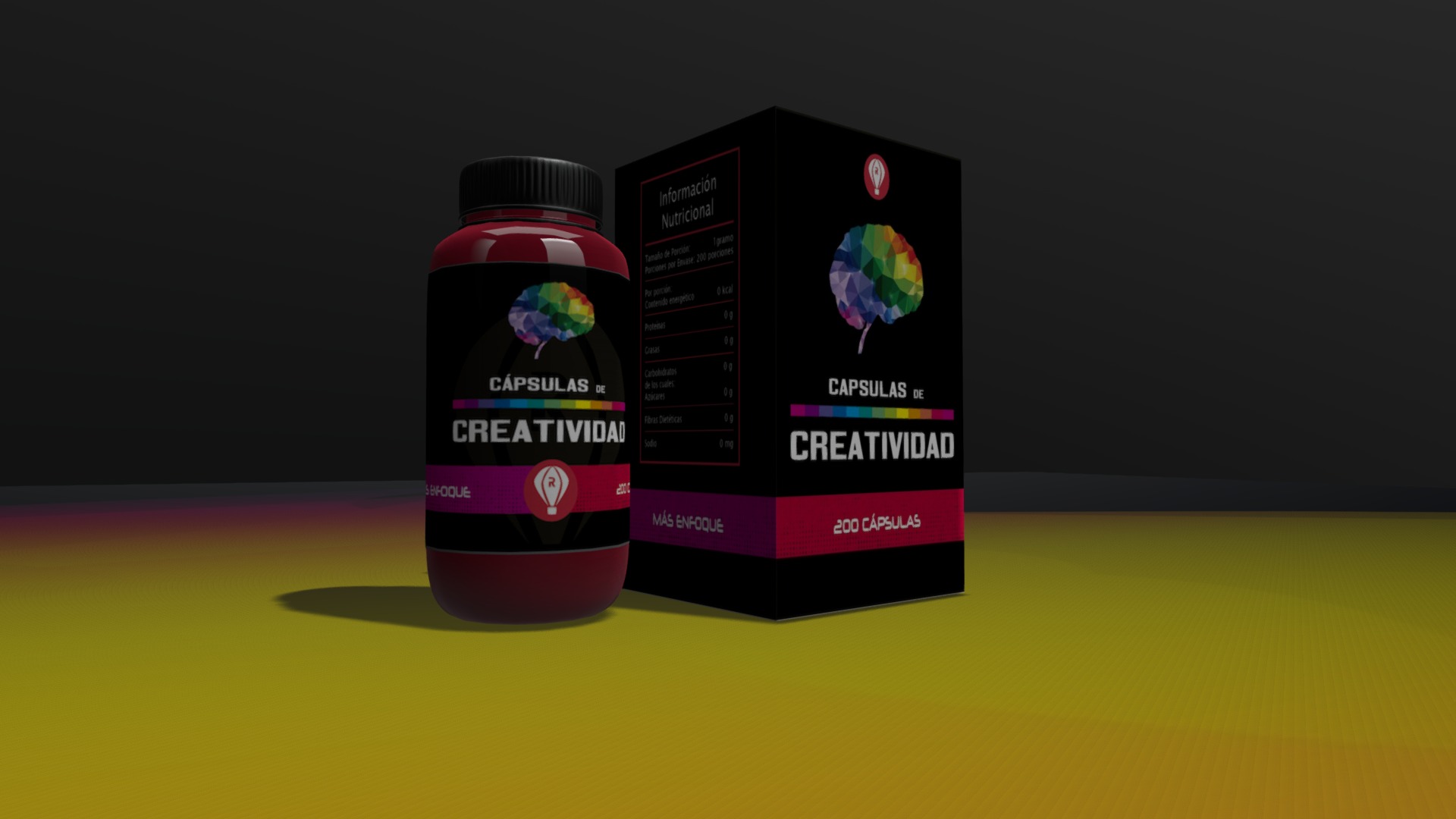 Packaging Label Creativity - 3D model by Georges05 [3e6ff03] - Sketchfab