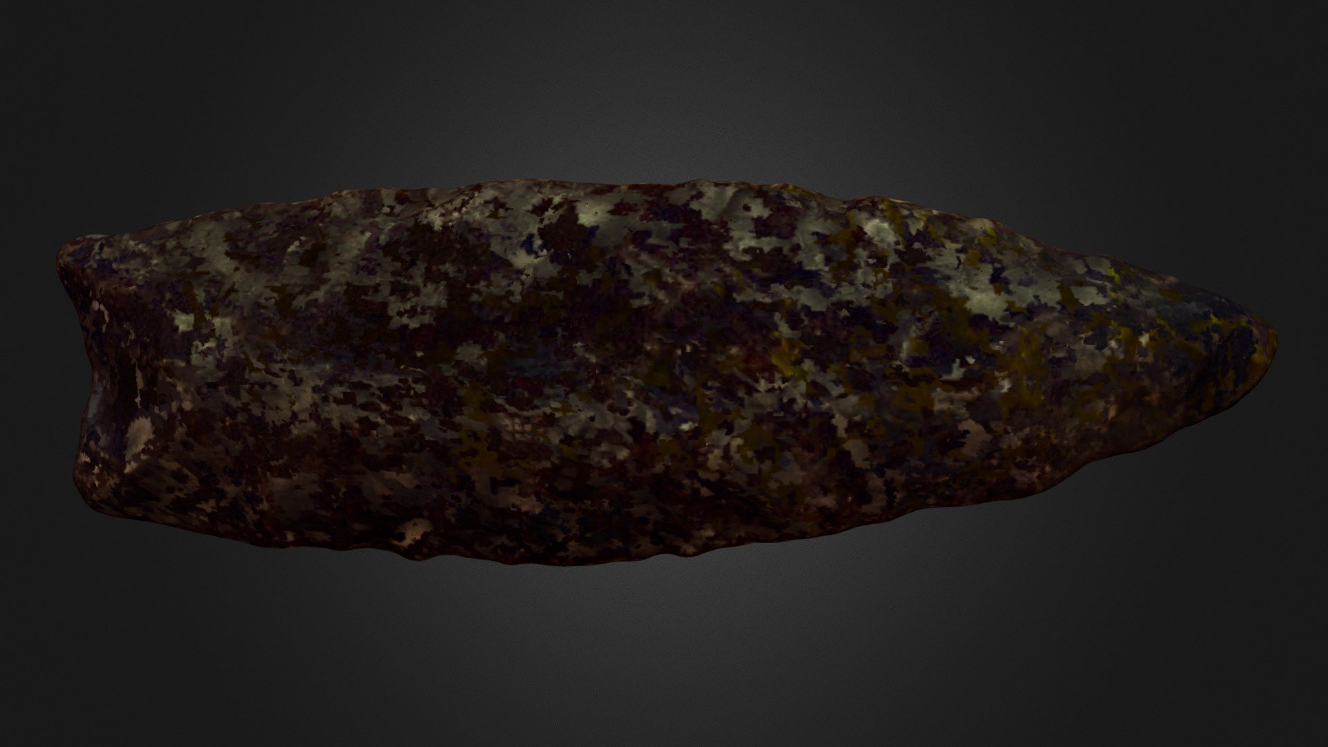 ROM 962.125.2 Lanceolate Projectile Point - 3D model by Lakehead ...