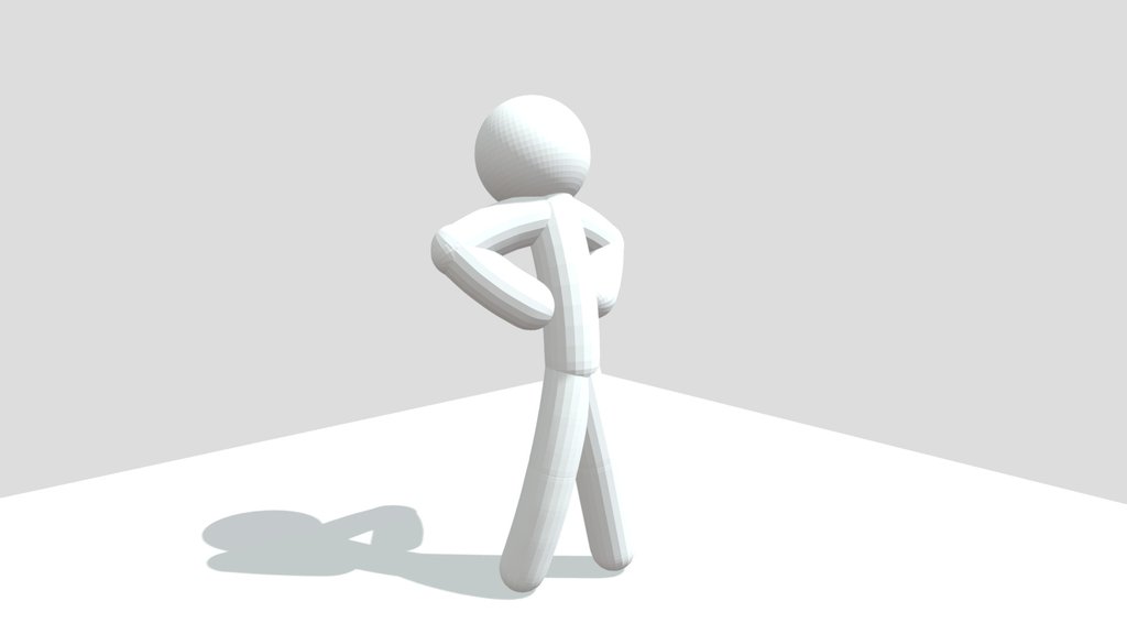 Stickman - A 3D model collection by lampogolovii - Sketchfab