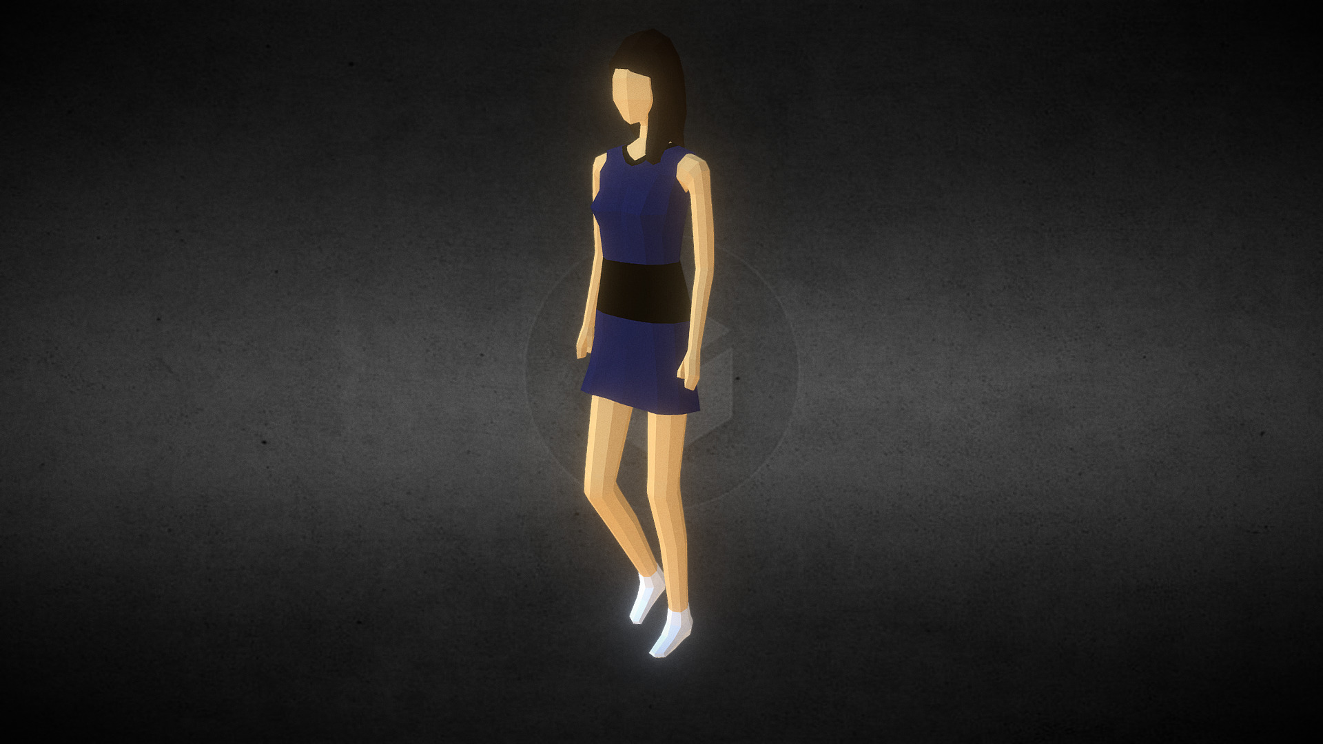 Low-poly Girl - Download Free 3D model by Razvan Savescu ...