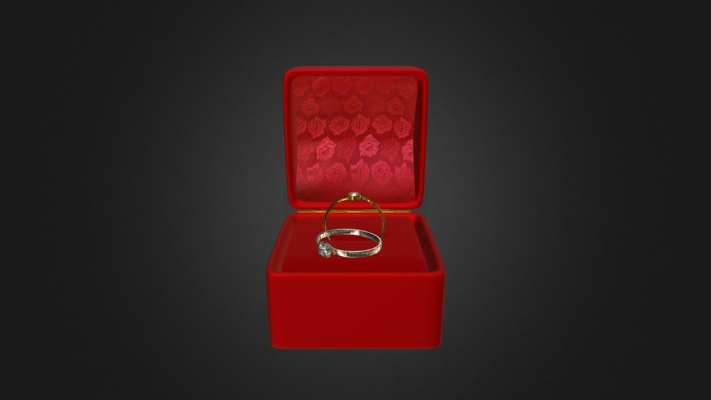 Ring Box - 3D model by nlupton [3e7a4af] - Sketchfab