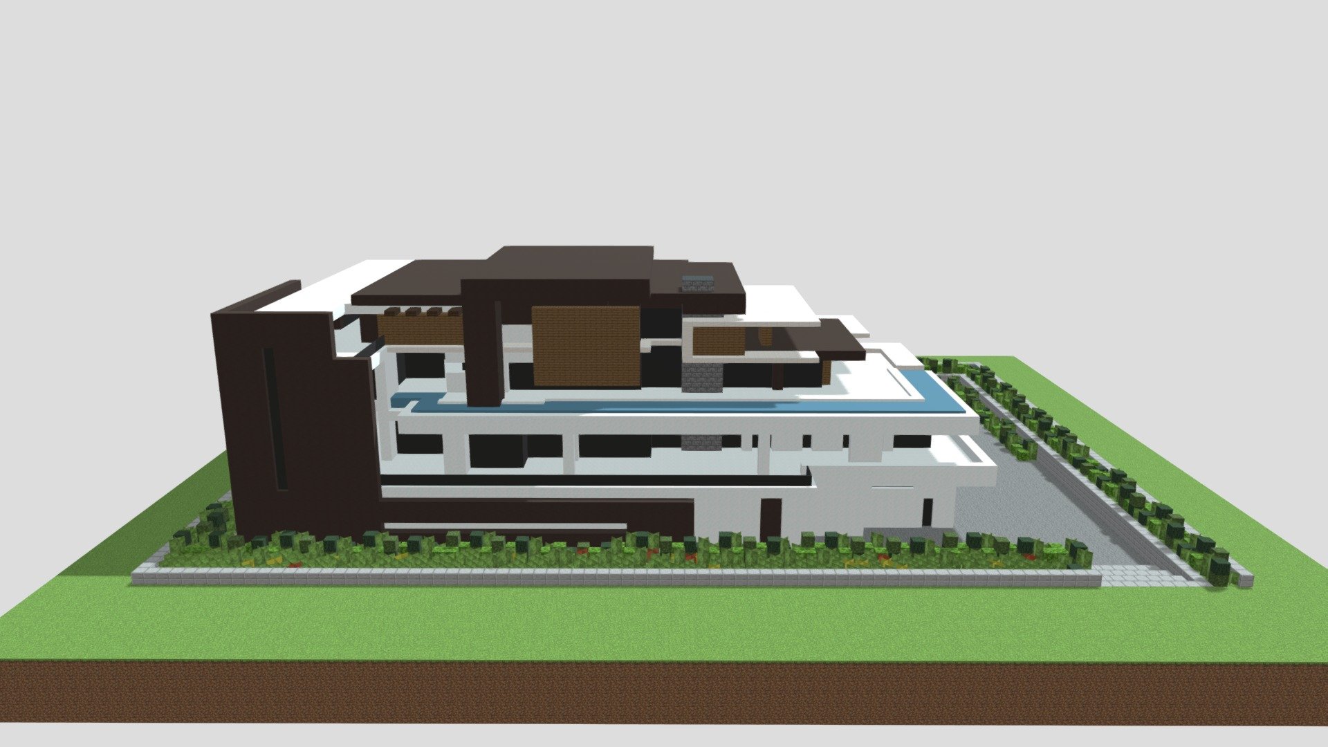 Minecraft Modern House 2 - Download Free 3D model by jar (@jar9th ...