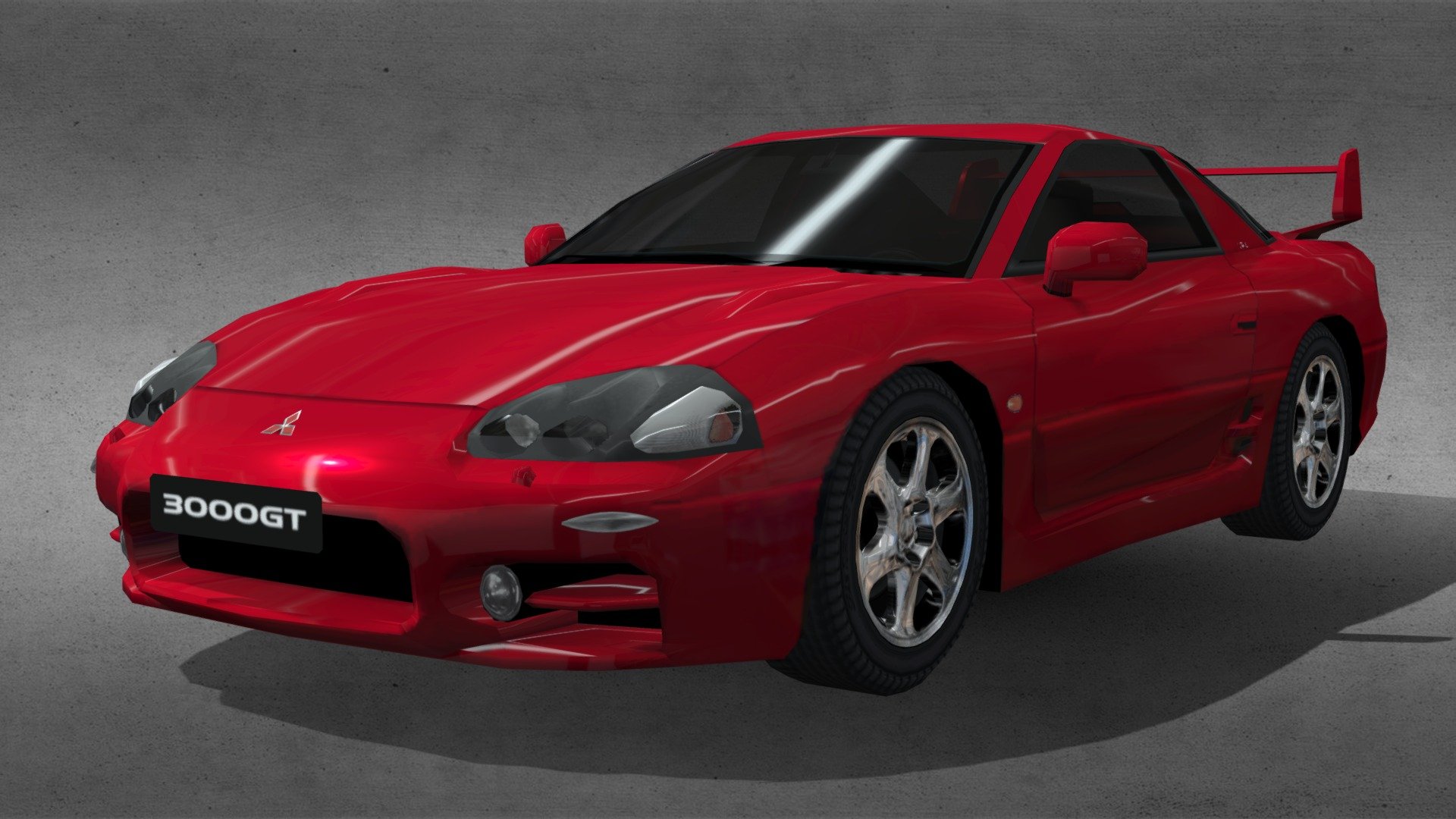 1998 Mitsubishi 3000GT VR-4 Turbo - Download Free 3D model by SIU Car ...