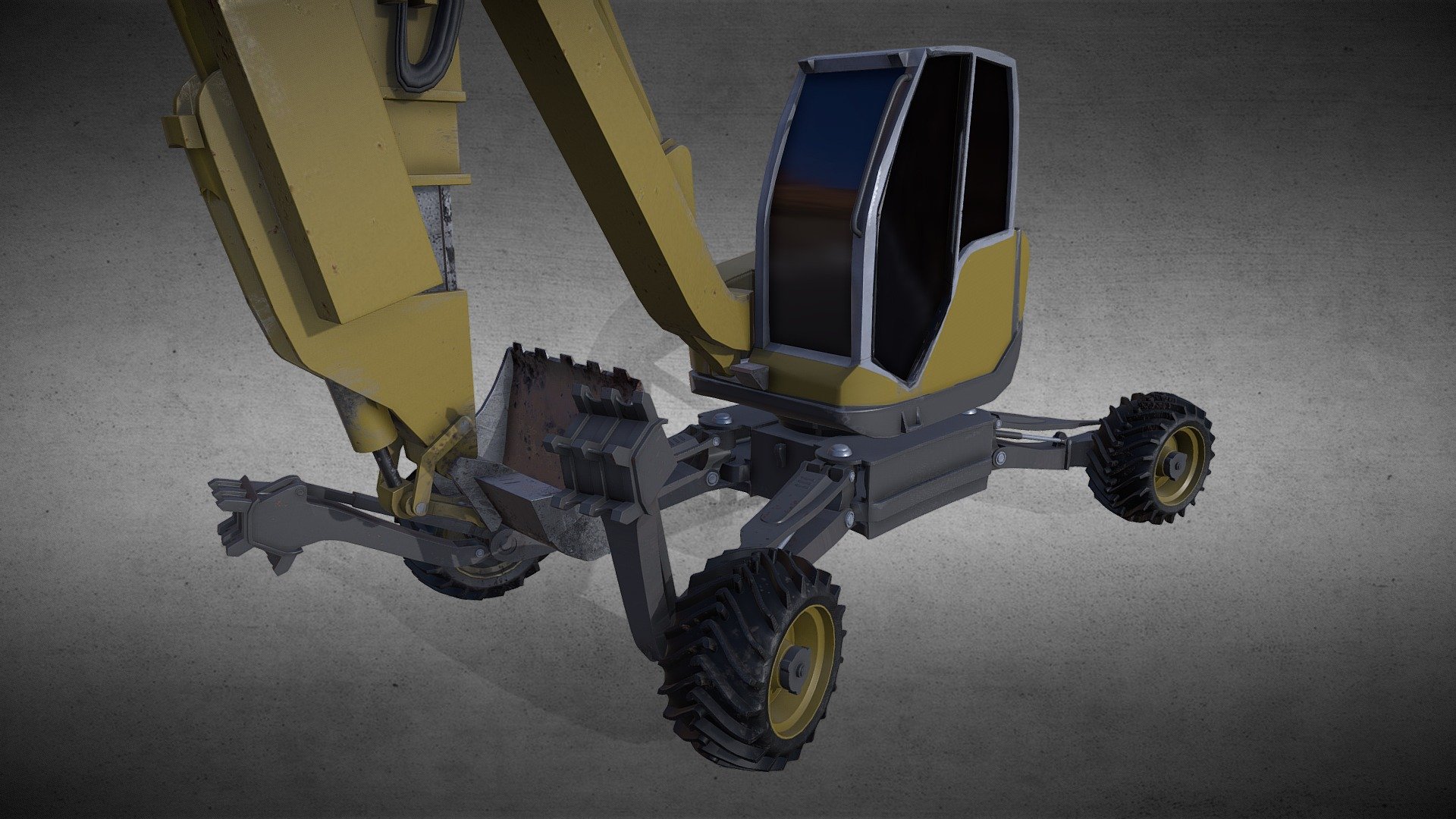 Menzi Muck - Download Free 3D model by drawwithbrie [3e810f5] - Sketchfab