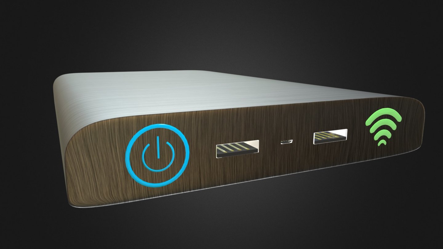 Power Bank - Silver - Download Free 3D model by Lipo [3e826f7] - Sketchfab