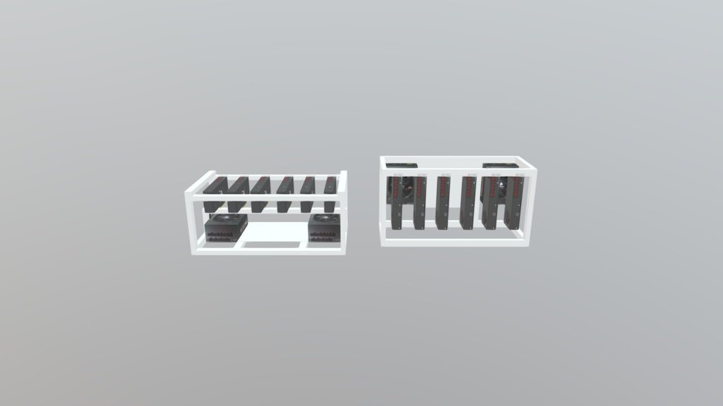 Mining Rig Frame 6x video card - Download Free 3D model by maximm86 ...