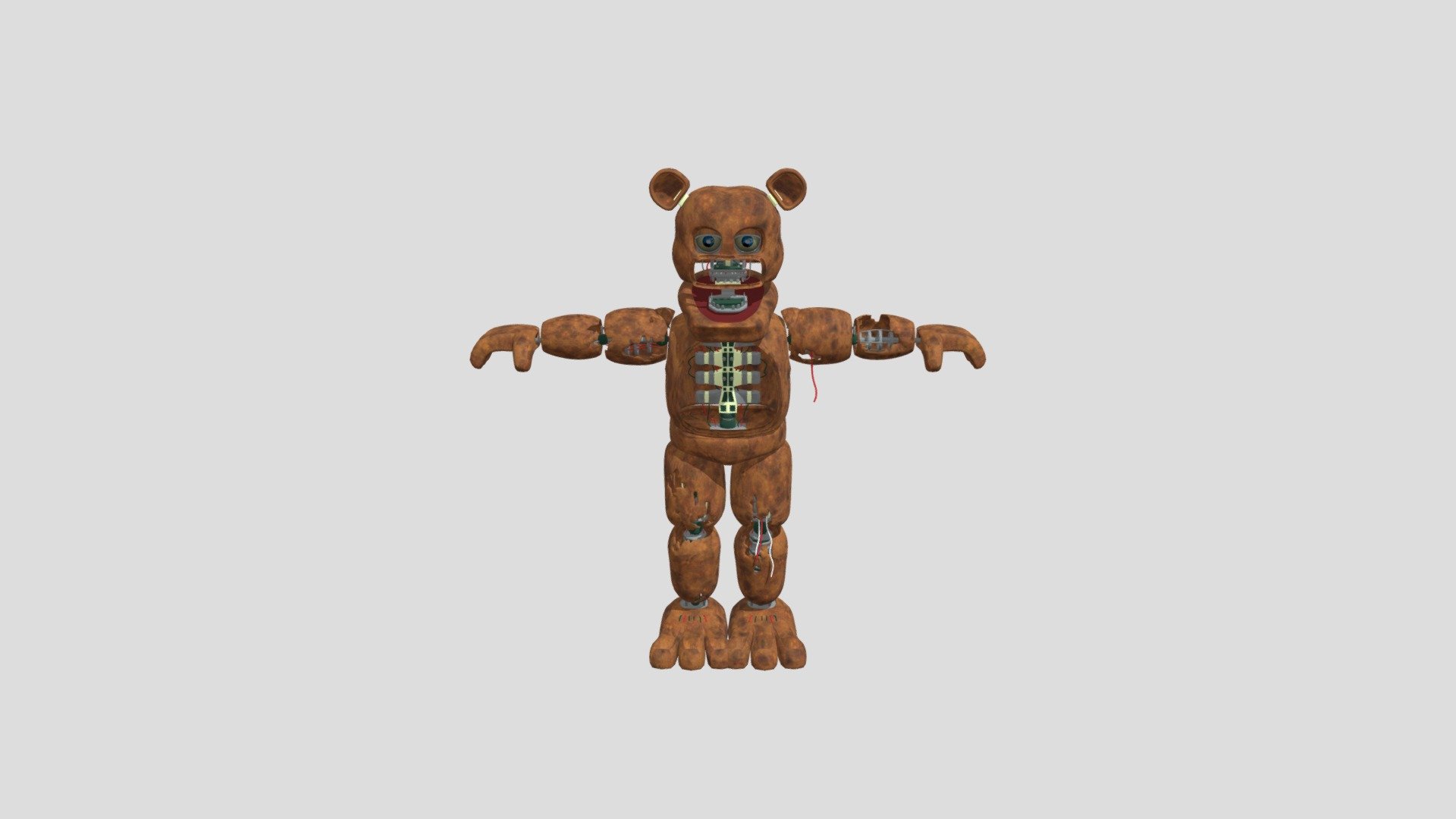 proto freddy - Download Free 3D model by grant.hopper [3e845a1] - Sketchfab