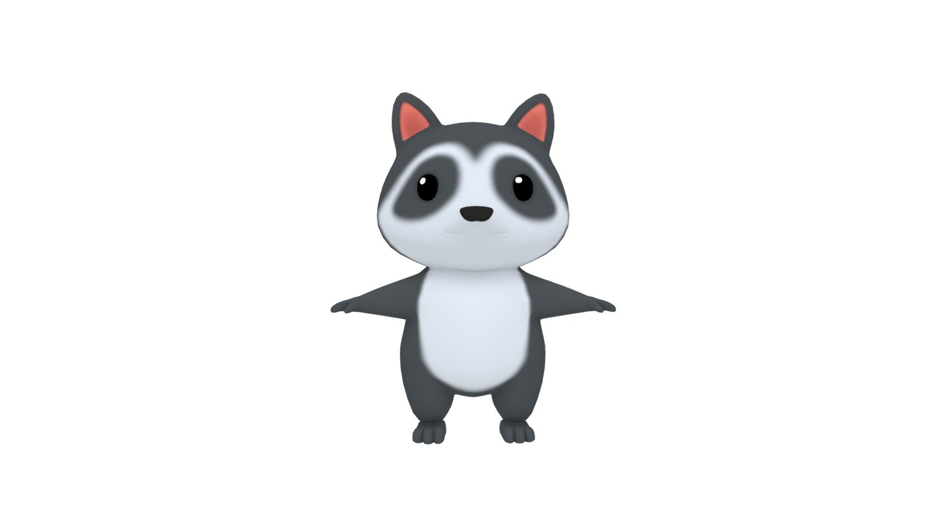 Raccoon vTuber Virtual Avatar for live streaming - Buy Royalty Free 3D ...