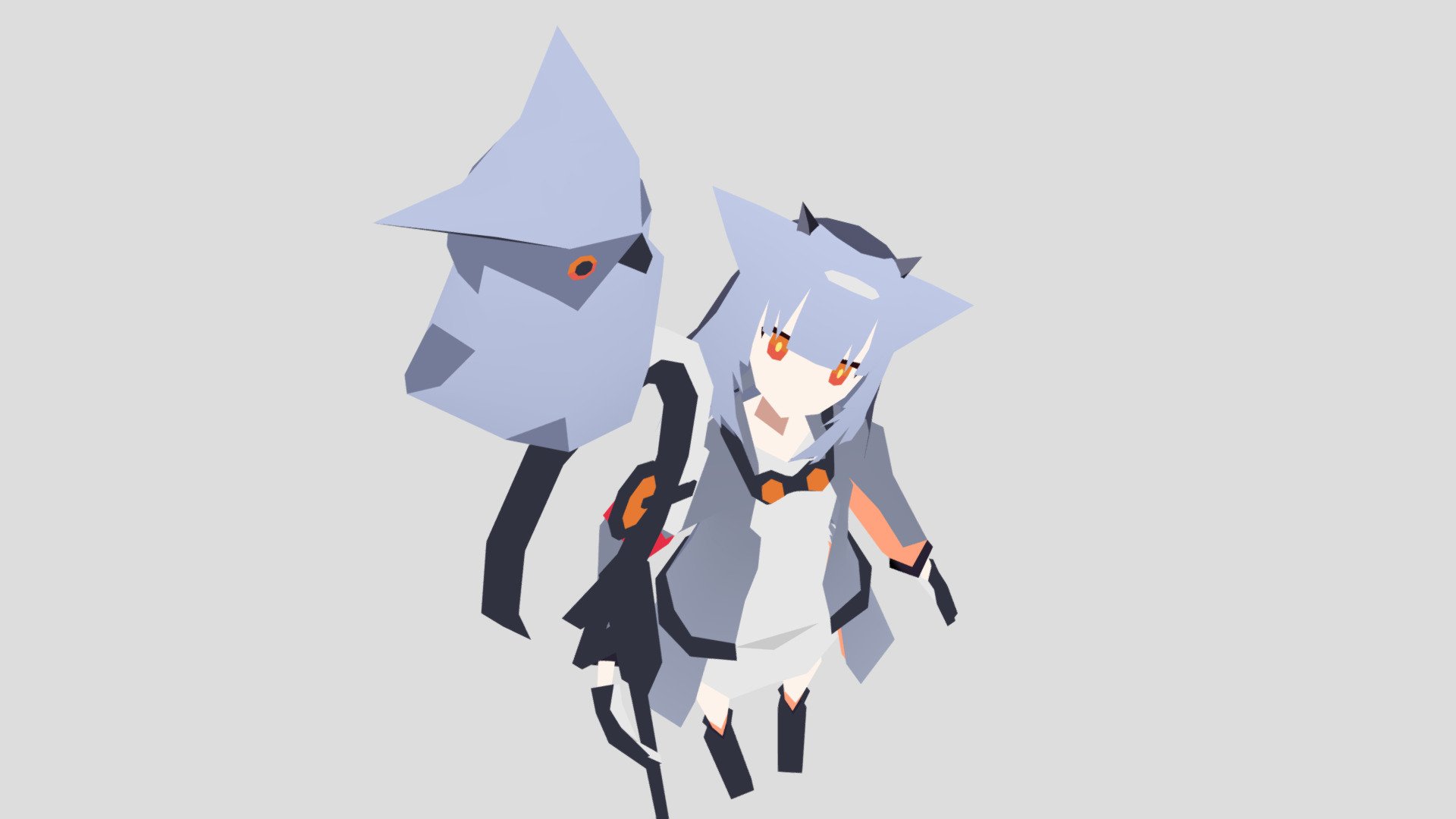 Arknights - Ptilopsis - 3D model by armthelolis (@neatzill) [3e863e1 ...