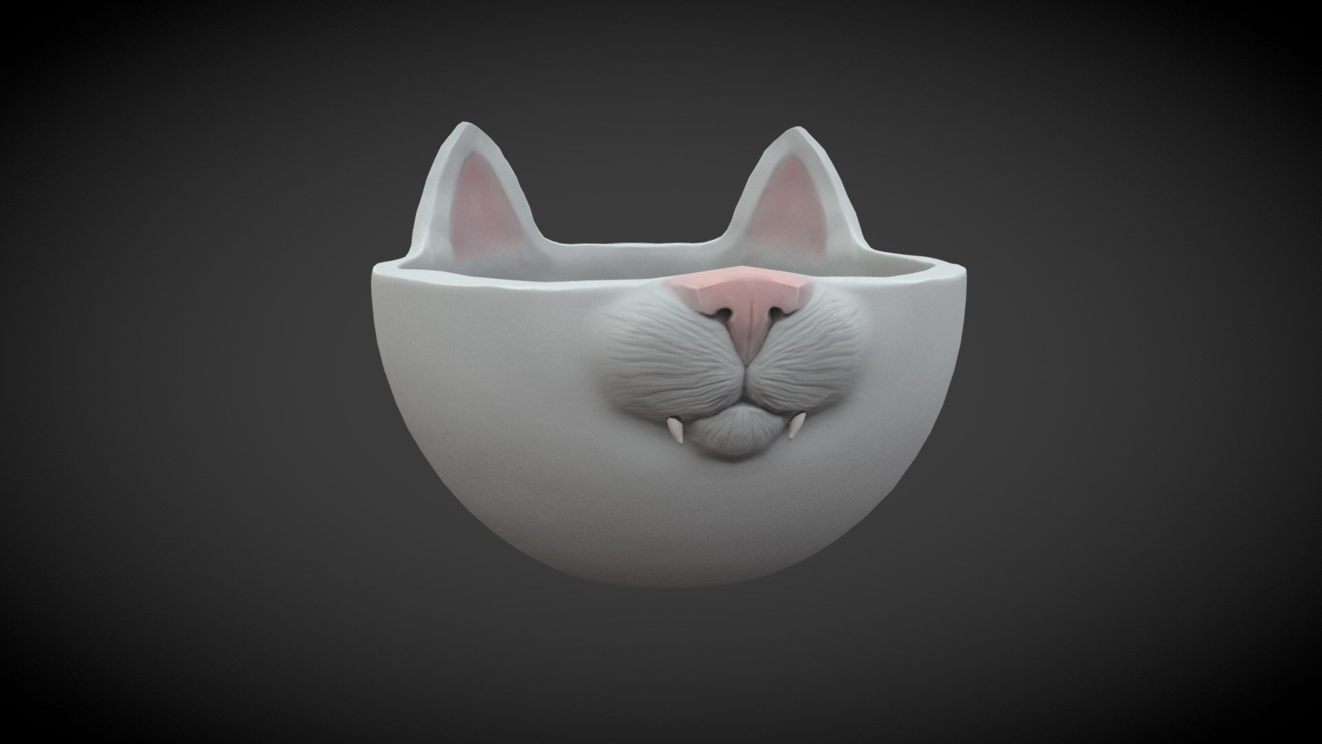 Cat bowl - 3D model by N1ki4 [3e8794f] - Sketchfab