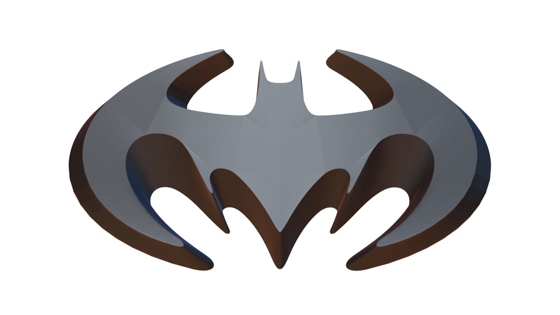 Batman logo - Download Free 3D model by MaRaT [3e899be] - Sketchfab