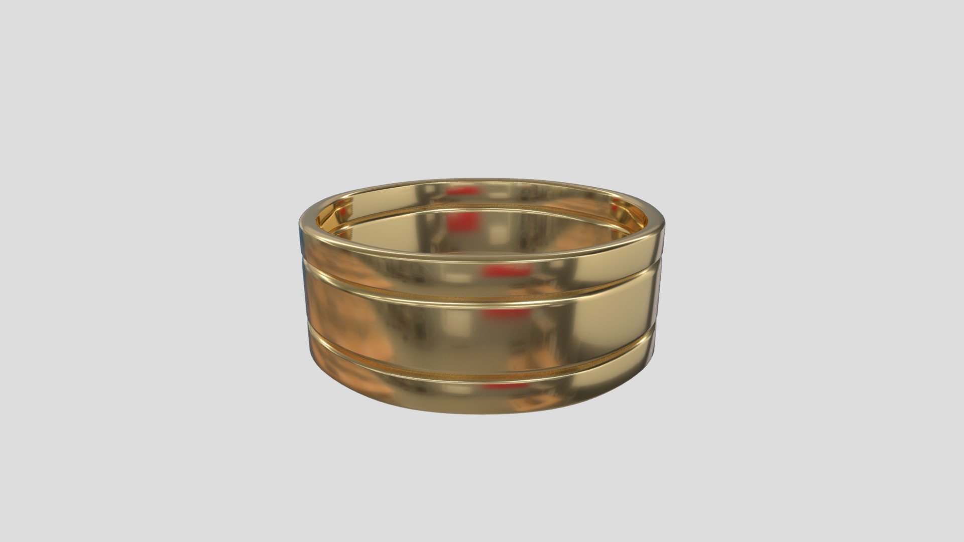 Gold Band - 3D model by BalianCo. (@balianco) [3e8be17] - Sketchfab