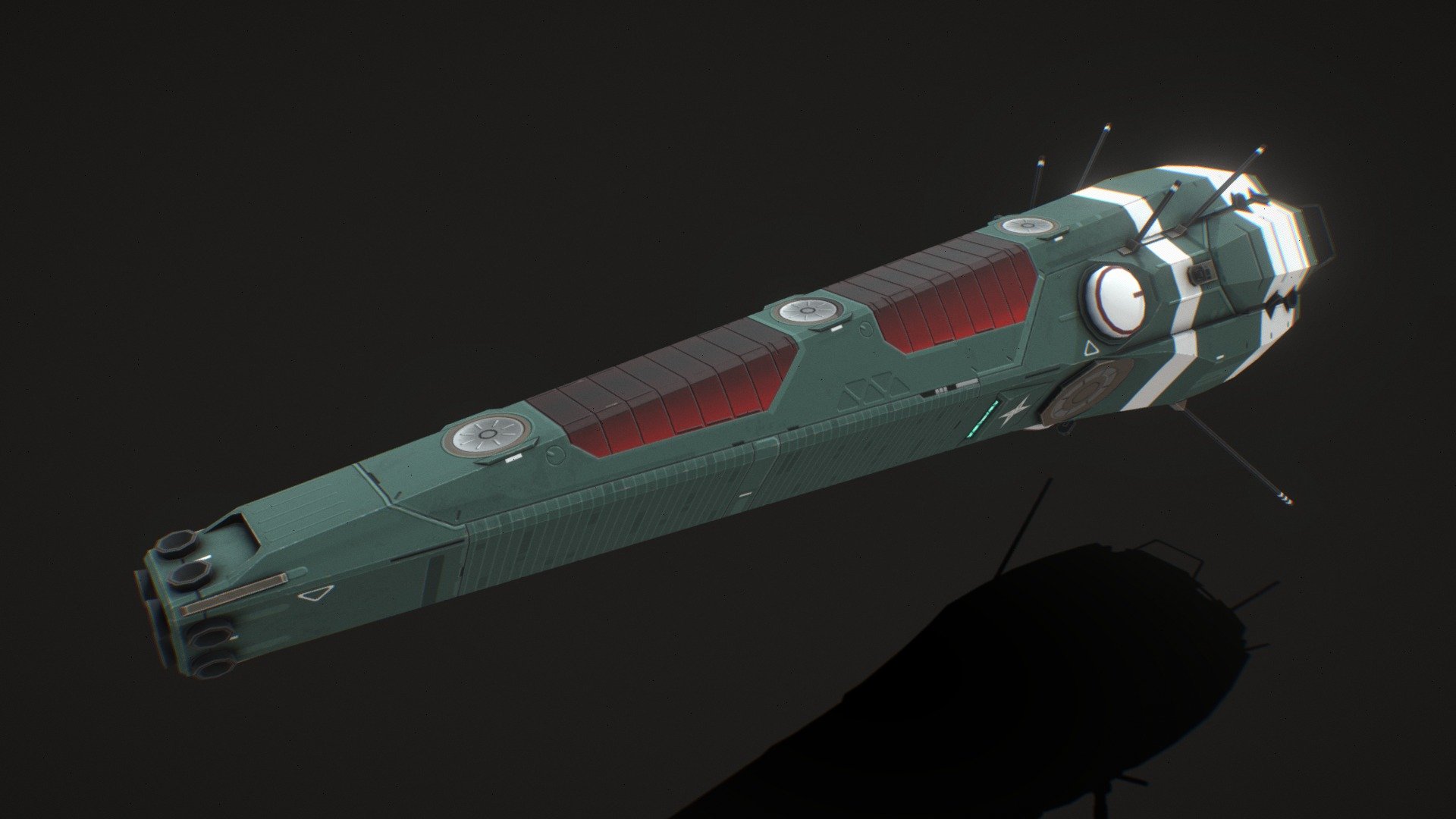 Tidehunter Class FSV - 3D model by Gwyvern [3e8cb47] - Sketchfab