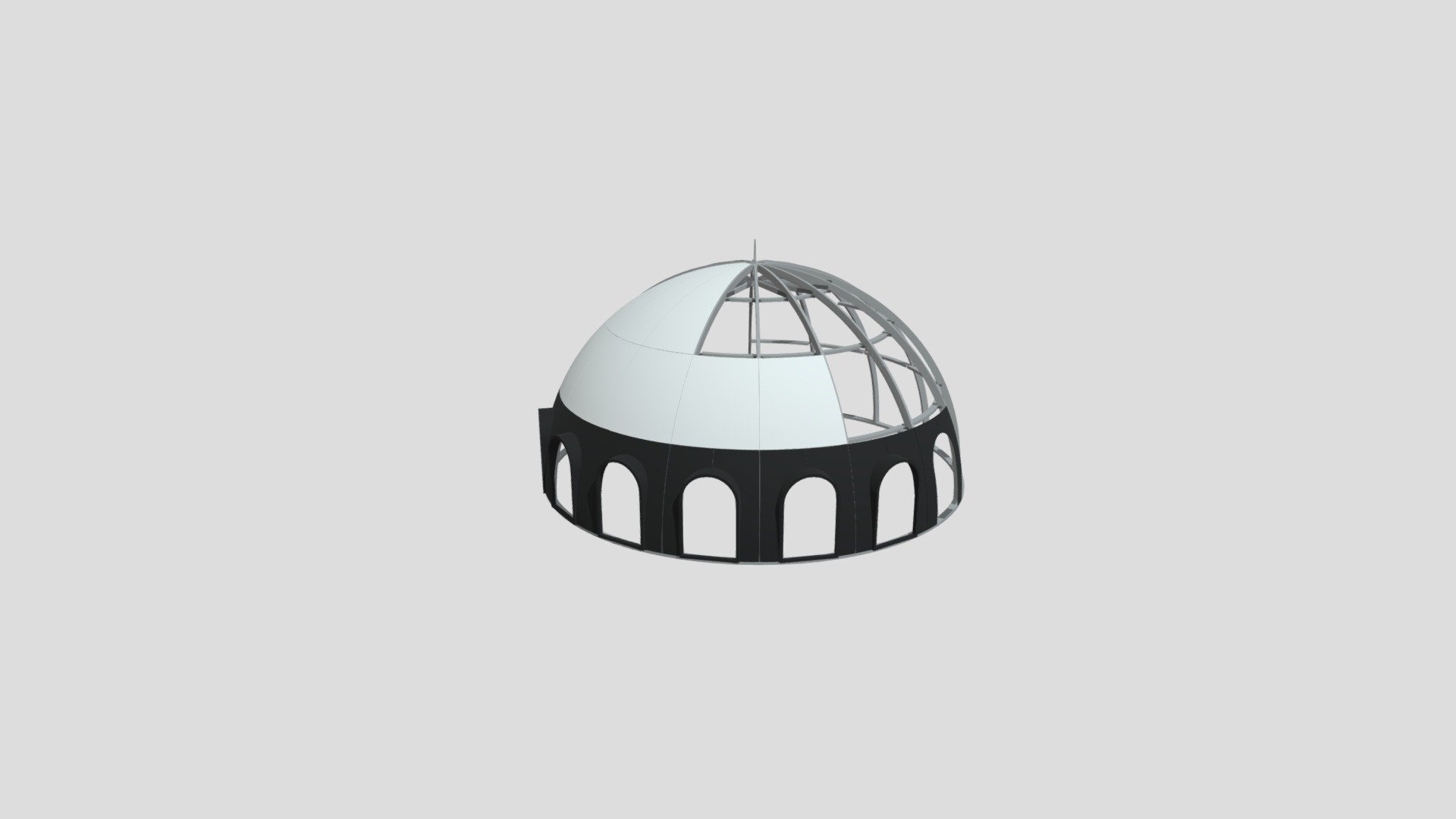Dome model22 - 3D model by gabrielr22 [3e8deaa] - Sketchfab