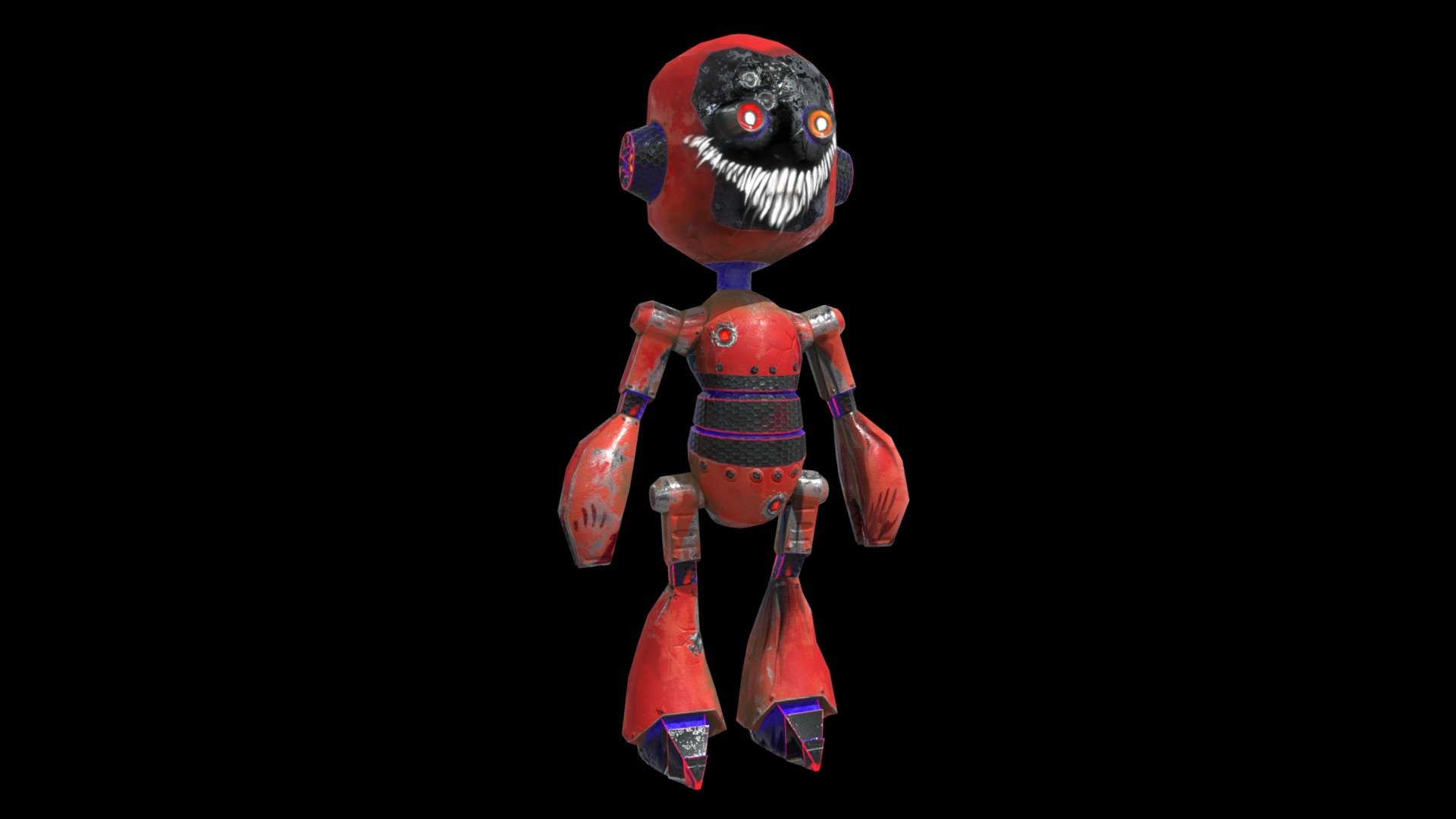 Robot kid cyberpunk - Download Free 3D model by Marcin.Kwiatkowski ...