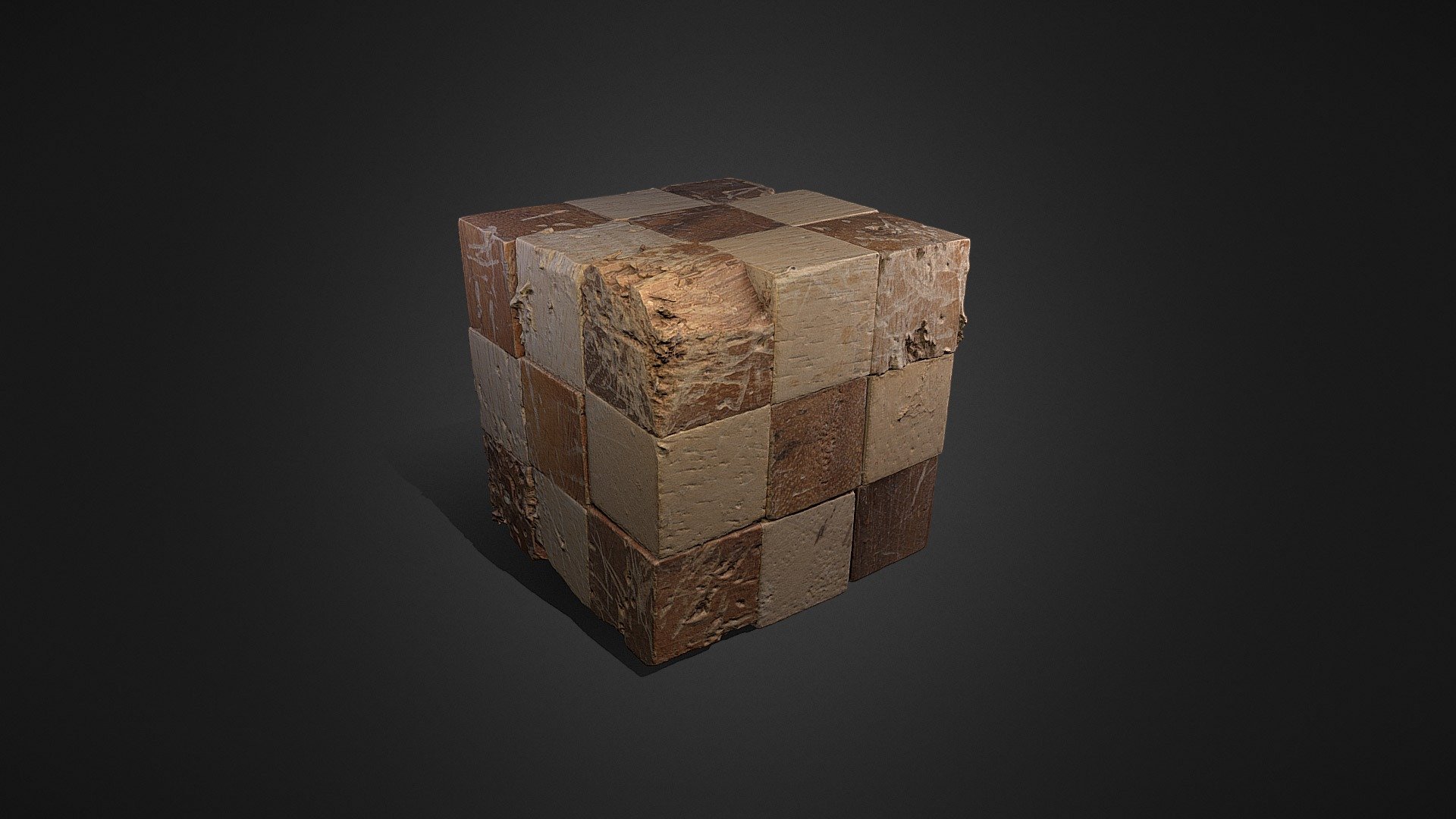 Puzzle Cube chewed by Dog - Download Free 3D model by Gewoelbe3DScan ...