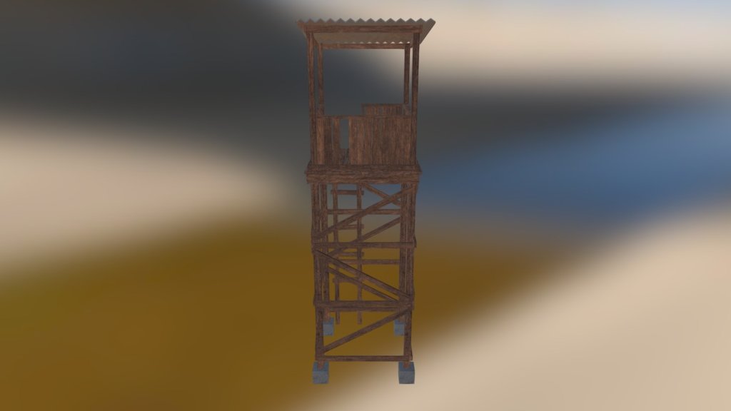 Guard Tower - 3D model by jcman [3e904e8] - Sketchfab