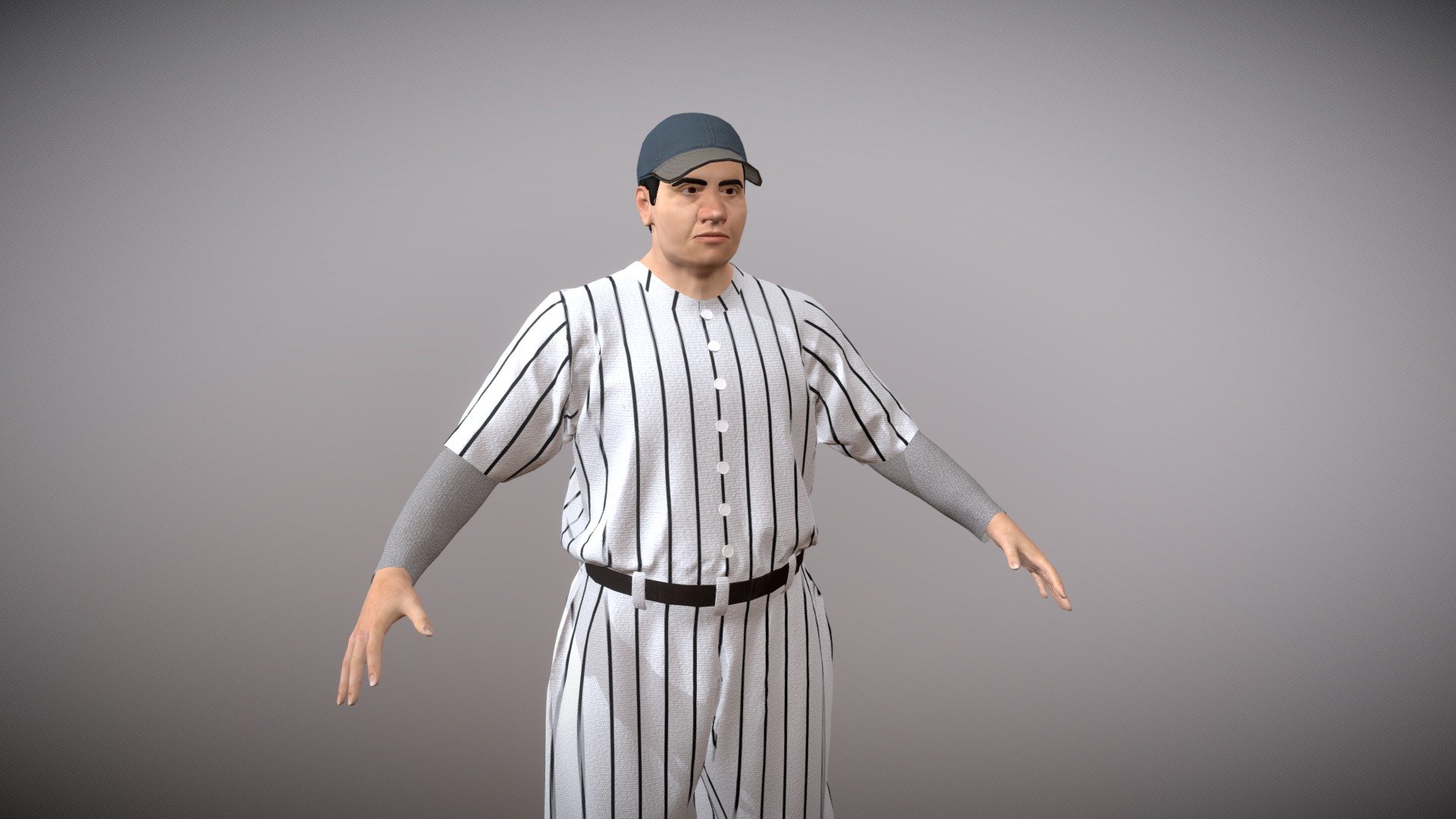 Babe Ruth - 3D model by Team-Panda [3e9107c] - Sketchfab