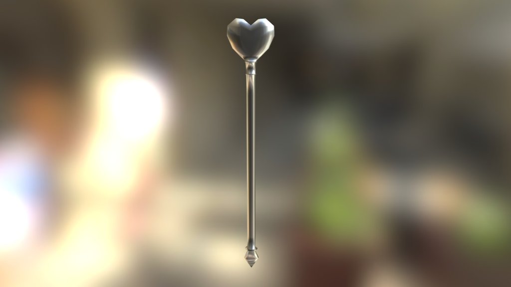 Heart Staff - 3D model by KiuMint [3e92241] - Sketchfab