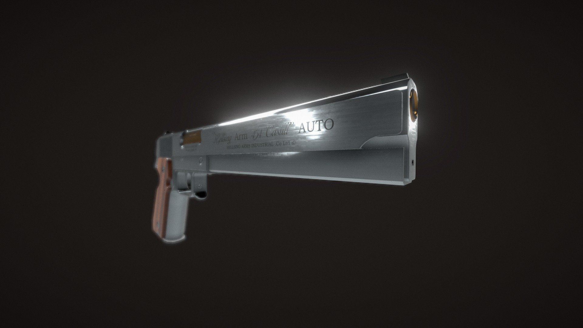 Alucard's Pistol - Download Free 3D model by Eugene Kost (@jdayisimus ...