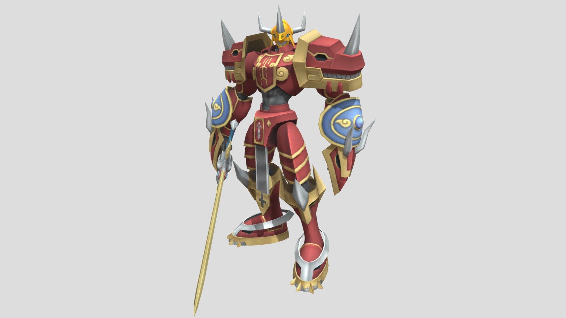 Emperor Greymon (Kaiser Greymon) - Download Free 3D model by ...