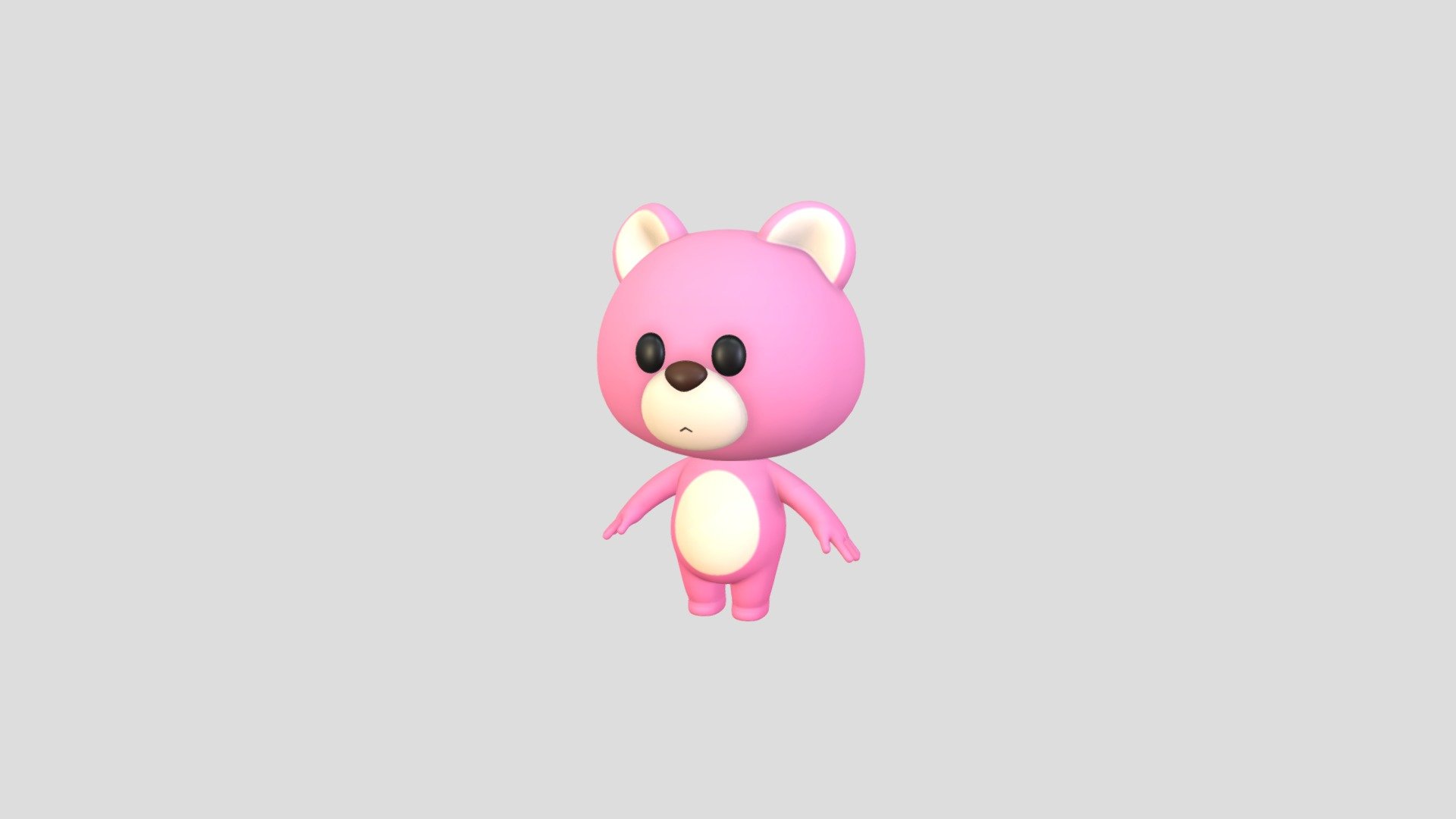 Character216 Pink Bear - Buy Royalty Free 3D model by BaluCG [3e94b5f ...