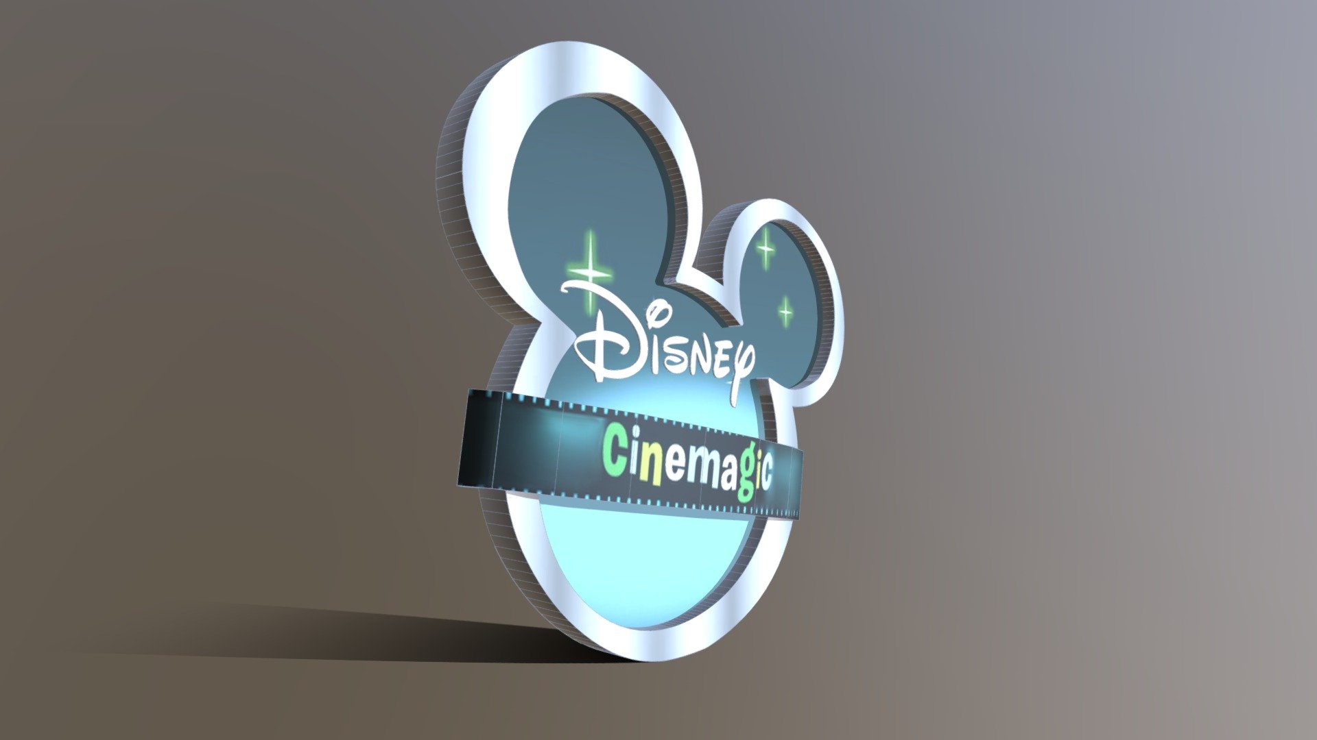 Disney cinemagic logo (2007-2019) - Download Free 3D model by ...