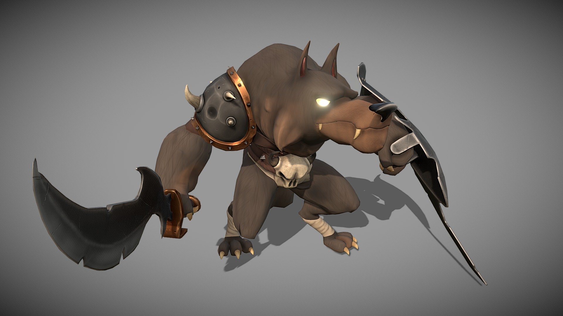 Dire Wolf - 3D model by BrendanStakenburg [3e95983] - Sketchfab