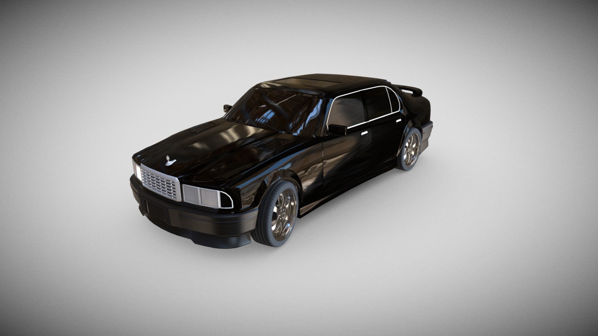 Mafia car from the game GTA 3 - Download Free 3D model by bystryakov ...