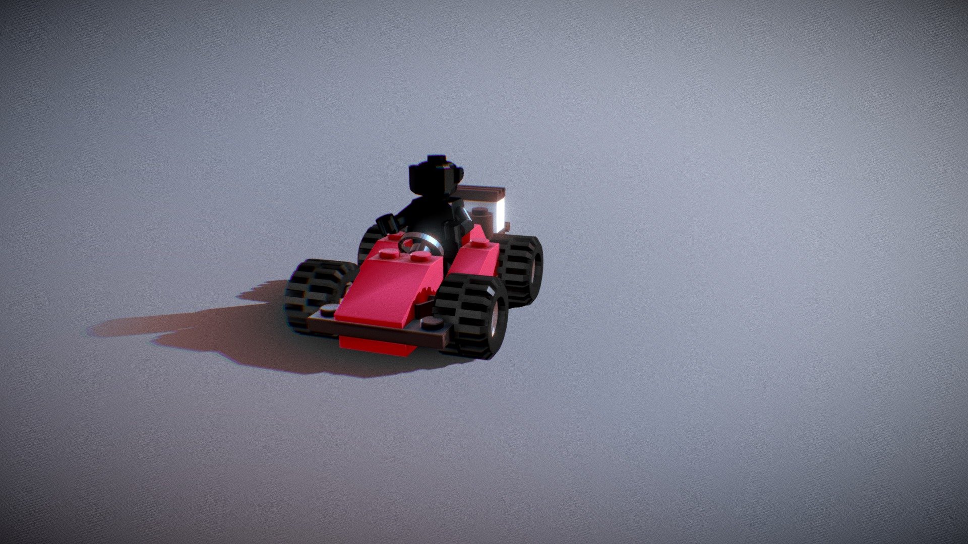 Red Lego Racecar - 3D model by Abigail (@cce.abi) [3e993a0] - Sketchfab