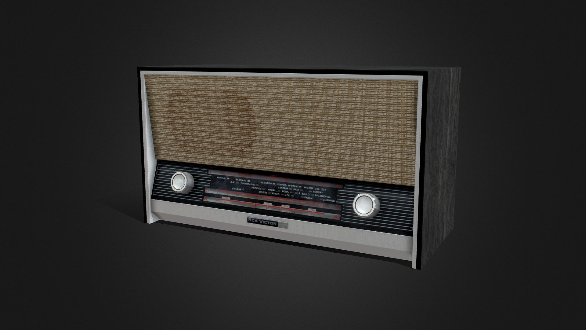 Radio RCA - 3D model by repoc1 [3e9cc43] - Sketchfab