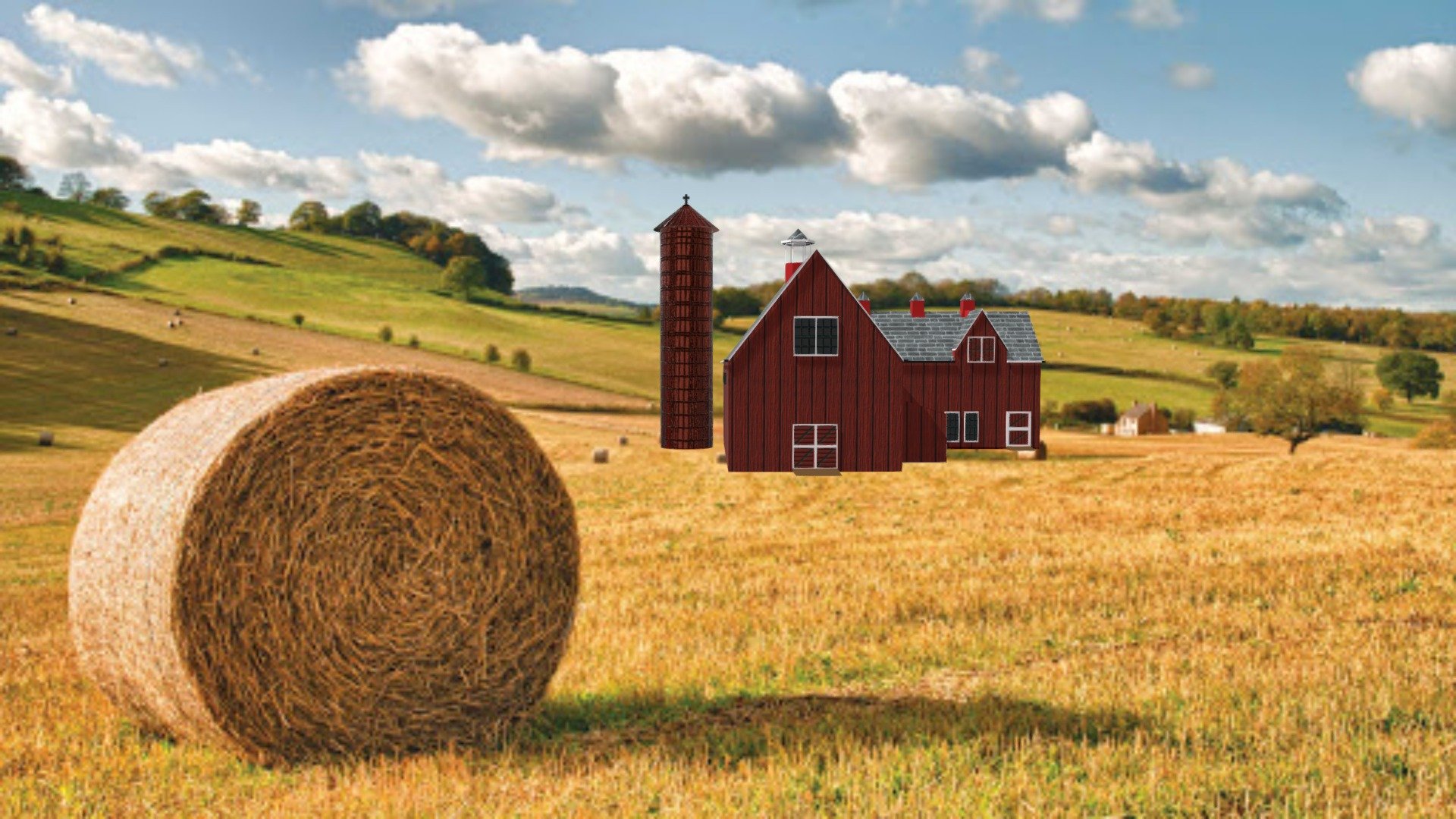 Farm House - 3D model by PlattIntroTo3d [3e9dc46] - Sketchfab