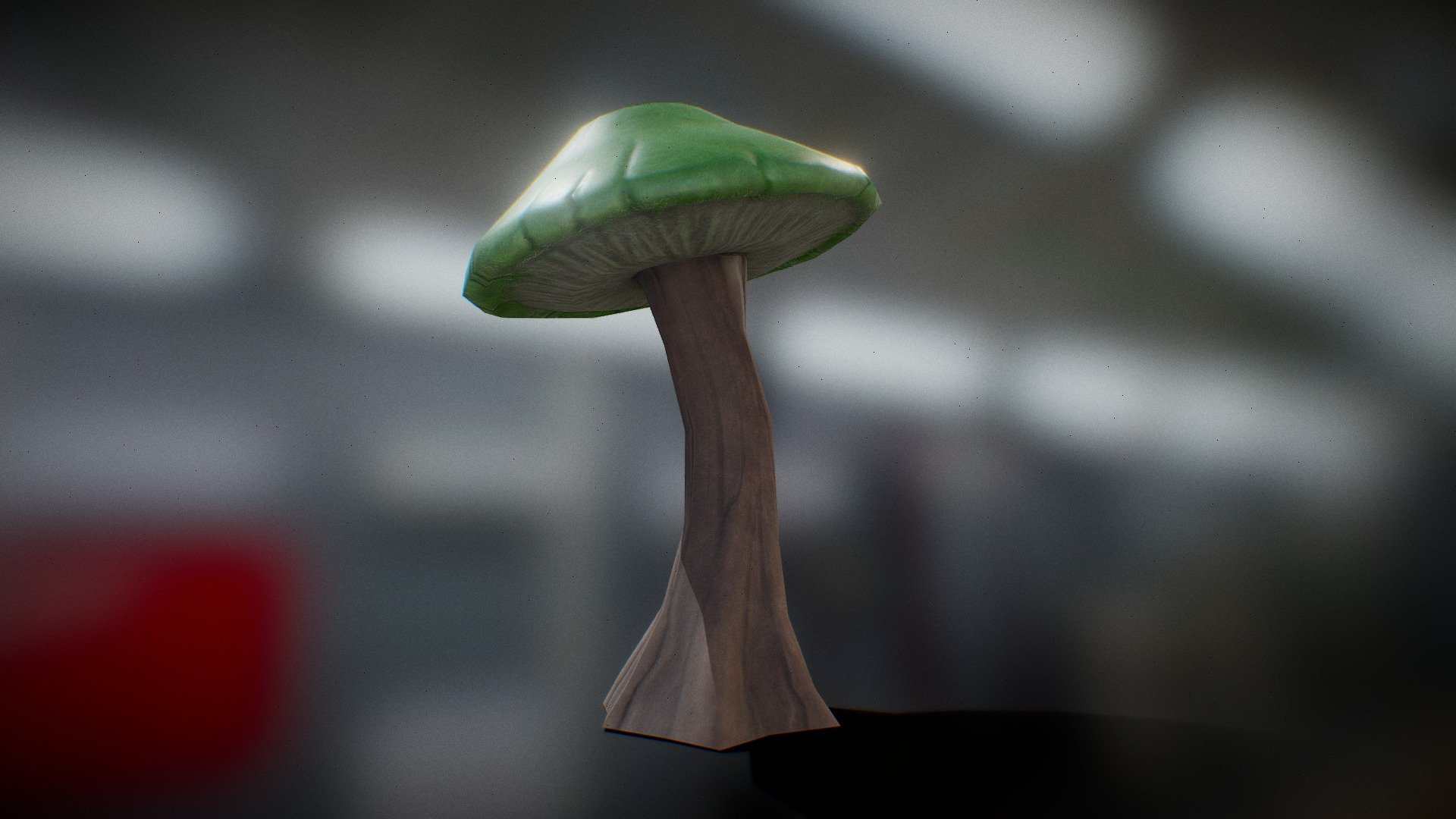 Big Mushroom Tree Game PBR - Buy Royalty Free 3D model by Pickeri ...