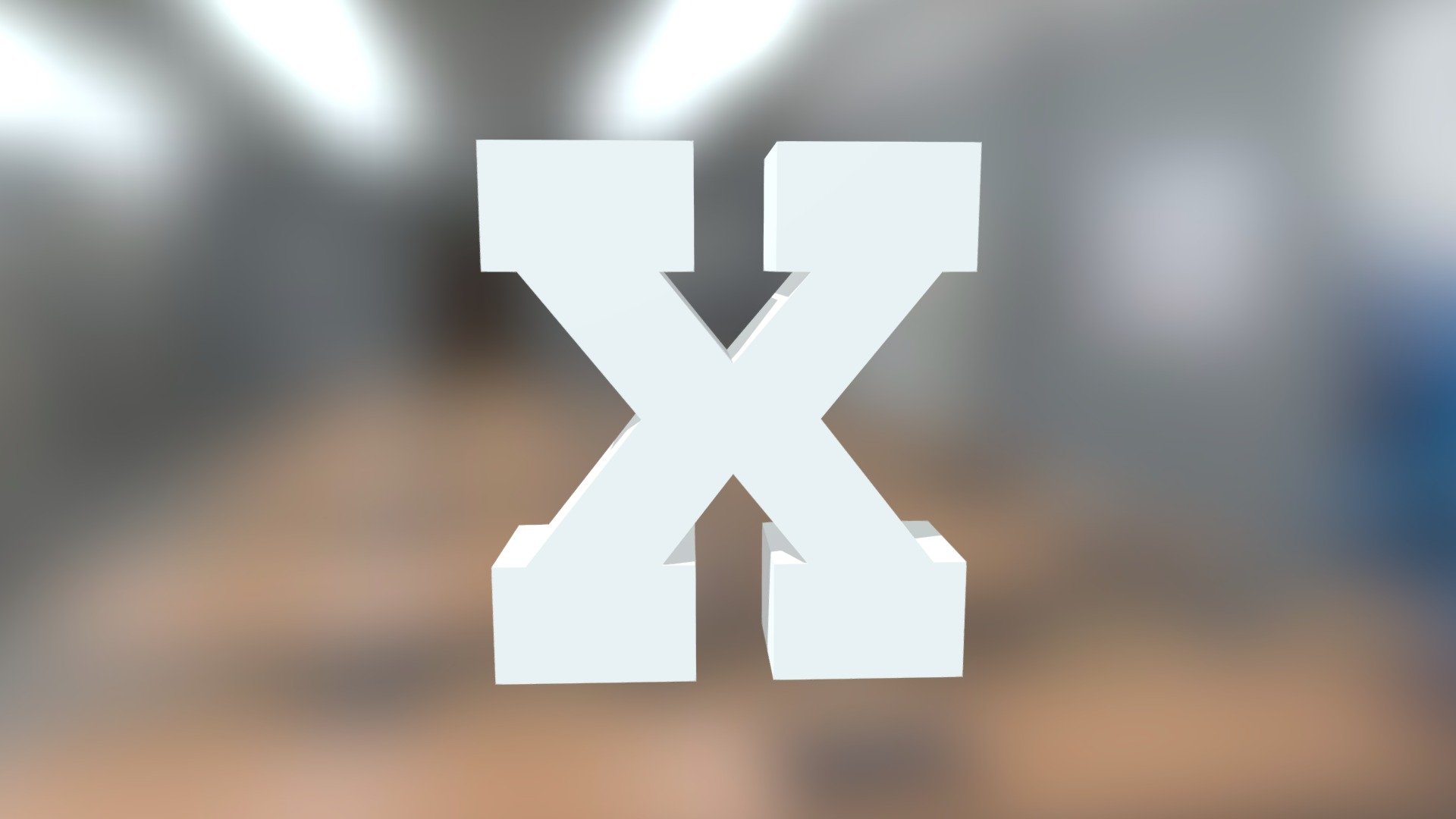 Letter X - 3D model by Peolla [3ea065b] - Sketchfab