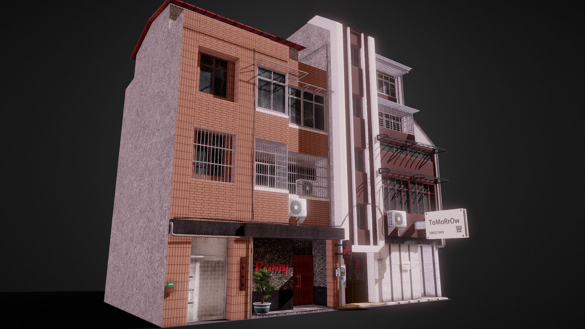 TW_House 004 - Buy Royalty Free 3D model by animod [3ea123f] - Sketchfab Store