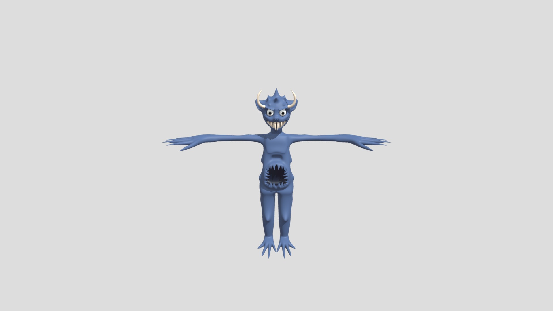Monster smiley - Download Free 3D model by Nmthnhphm [3ea1e7a] - Sketchfab