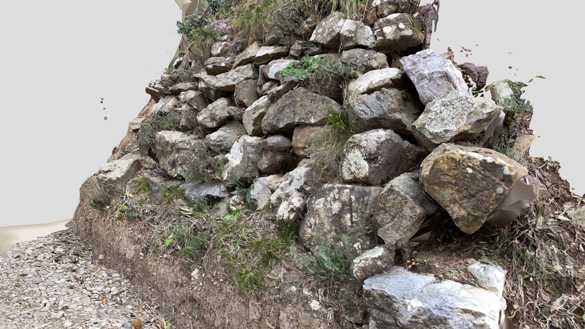 Stone wall - 3D model by madrabbit [3ea25c3] - Sketchfab