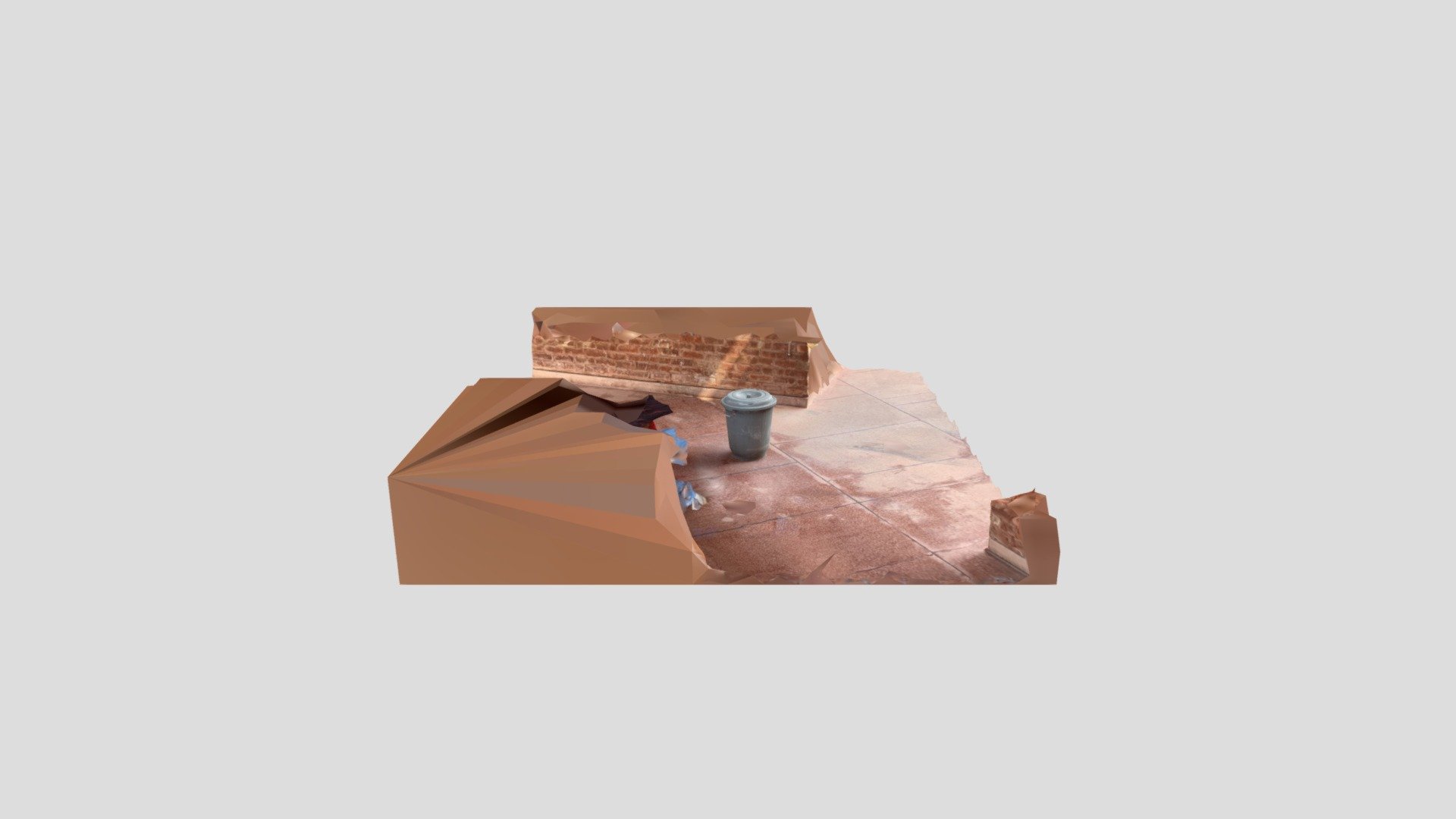 Dustbin - Download Free 3D model by ayeshakhurshid95 [3ea3dd3] - Sketchfab