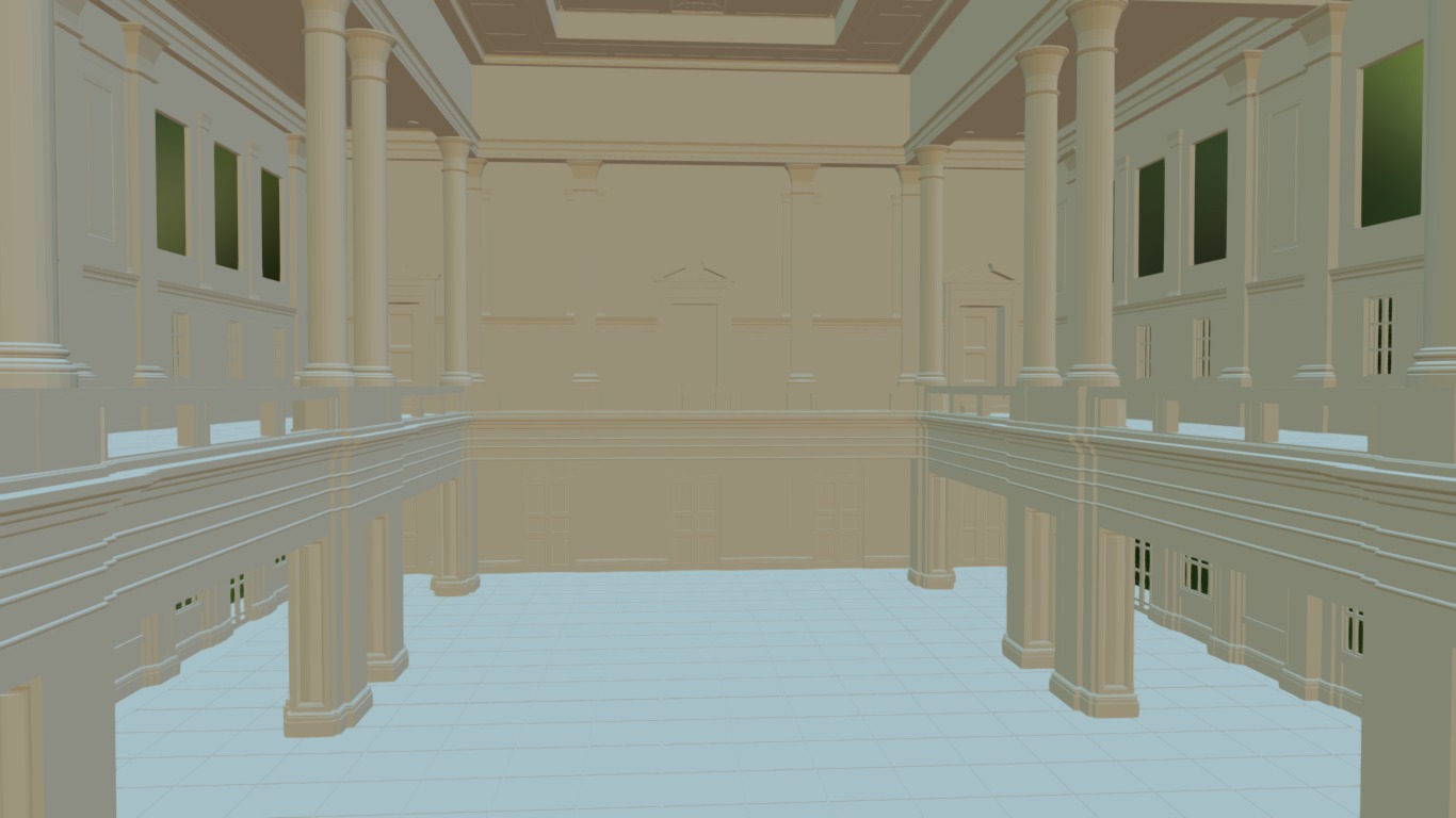 Senate Hall 3d model - 3D model by harzilla [3ea77f0] - Sketchfab