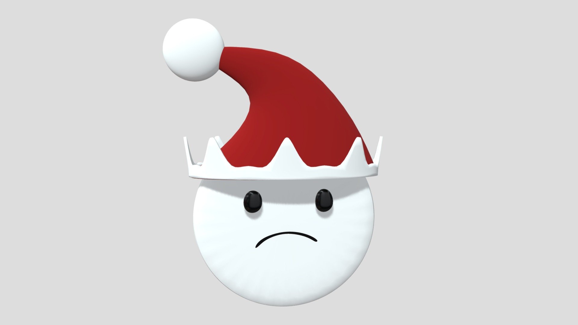 Sad Face - Download Free 3D model by Janice Emmons 1990-present ...