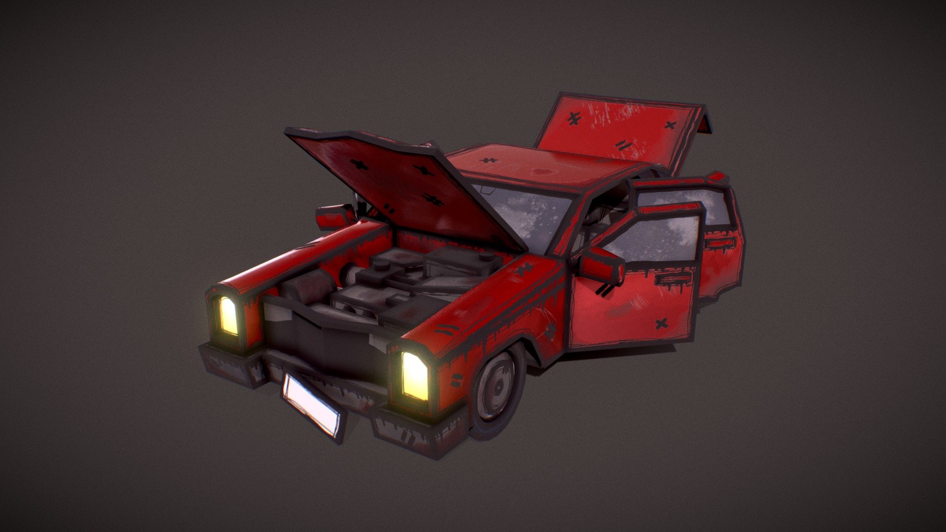 Rusty Ol' Clunker Car [MULLIGAN] - 3D model by DScarnegie (@damarco1313 ...