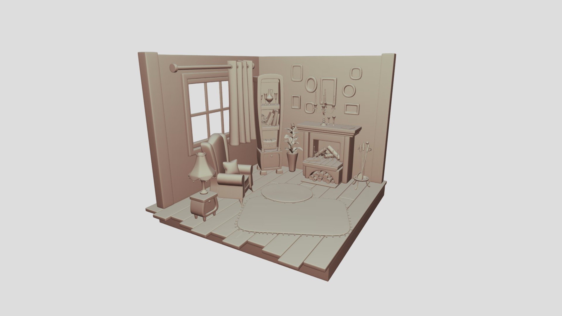 Cozy - 3D model by Kadriye Tetik (@kadtetik) [3eaad1c] - Sketchfab